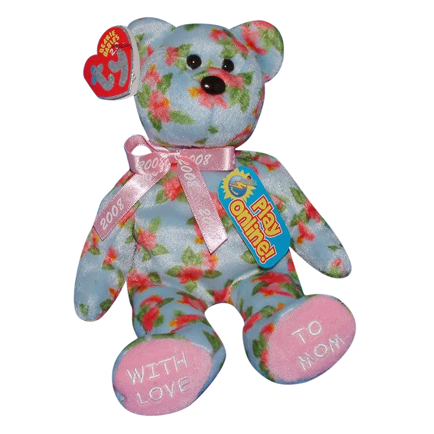 Ty 2.0 Beanie: Motherly the Teddy Bear | Stuffed Animal - Walmart.com