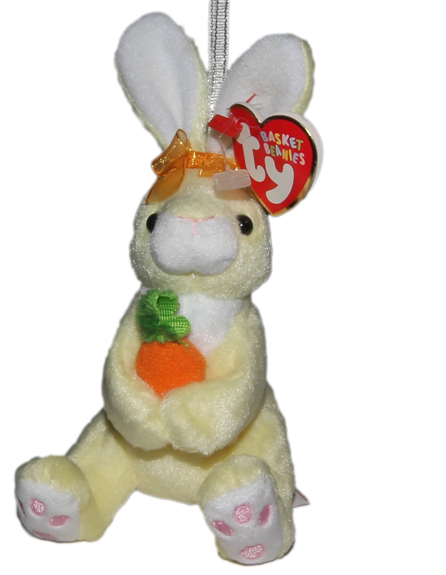 Ty Basket Beanie: Nibbles the Bunny | Stuffed Animal | MWMT - Walmart.com