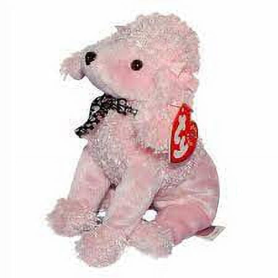 Ty Beanie Babies - BRIGITTE the Pink Poodle Dog Regular Size Plush ...
