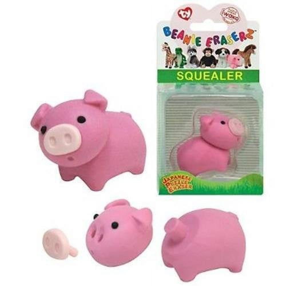 Ty Beanie Babies Eraserz -Squealer the Pig Iwako Japanese Puzzle Eraser ...