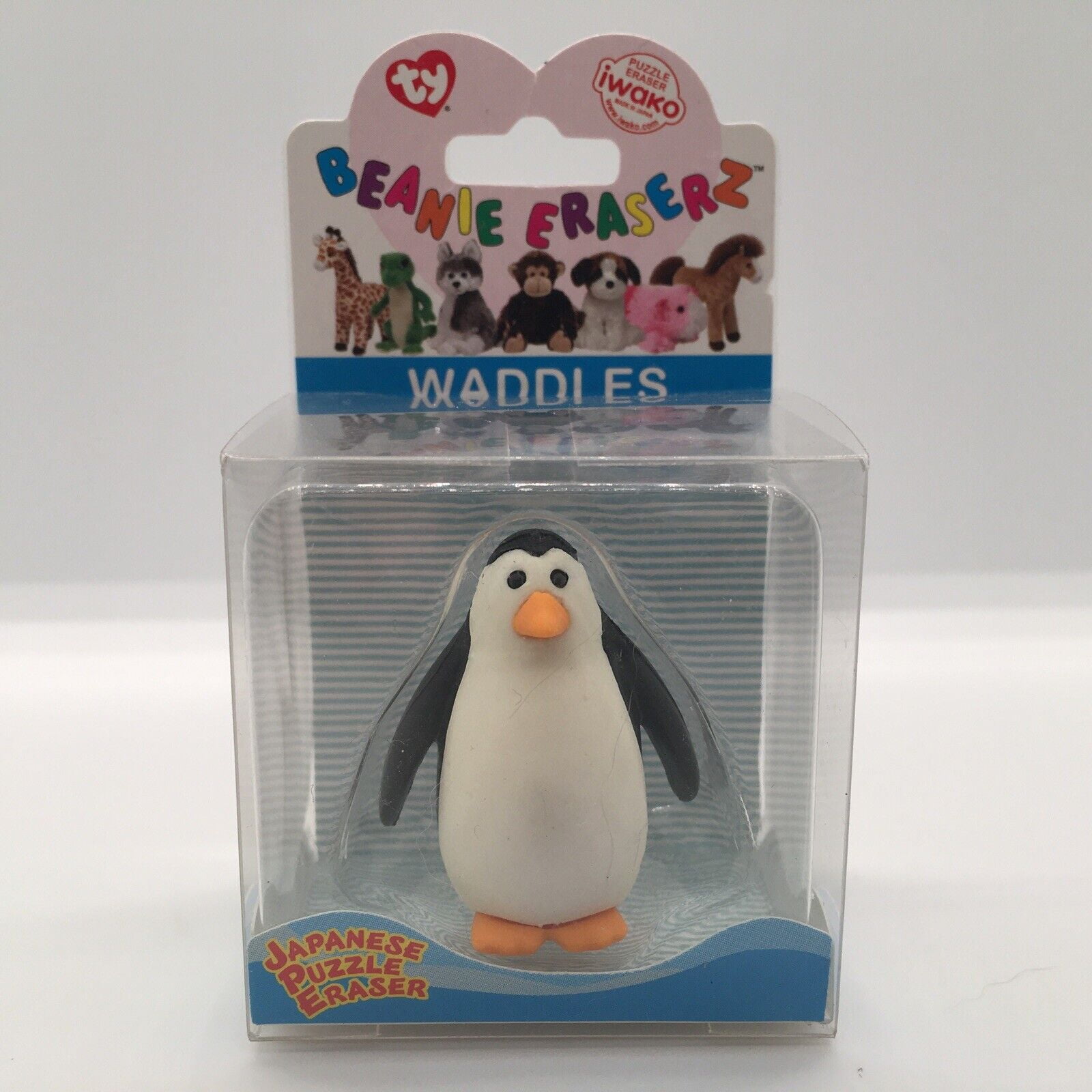 Ty Beanie Babies Eraserz -WADDLES the Penguin Japanese Puzzle Eraser ...