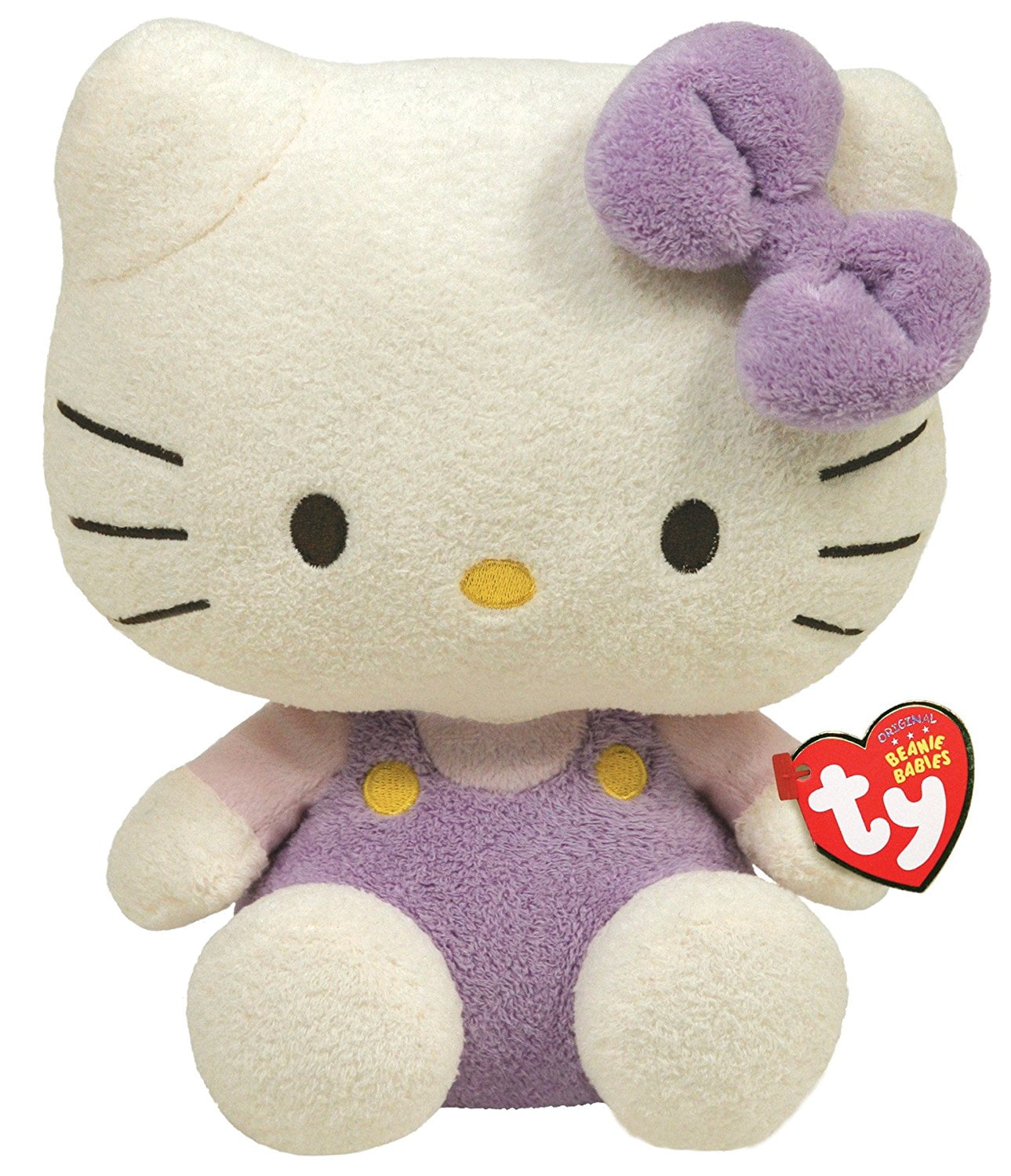 Ty Beanie Babies Hello Kitty Friends - Lavendar Overalls 6" Plush Toys ...