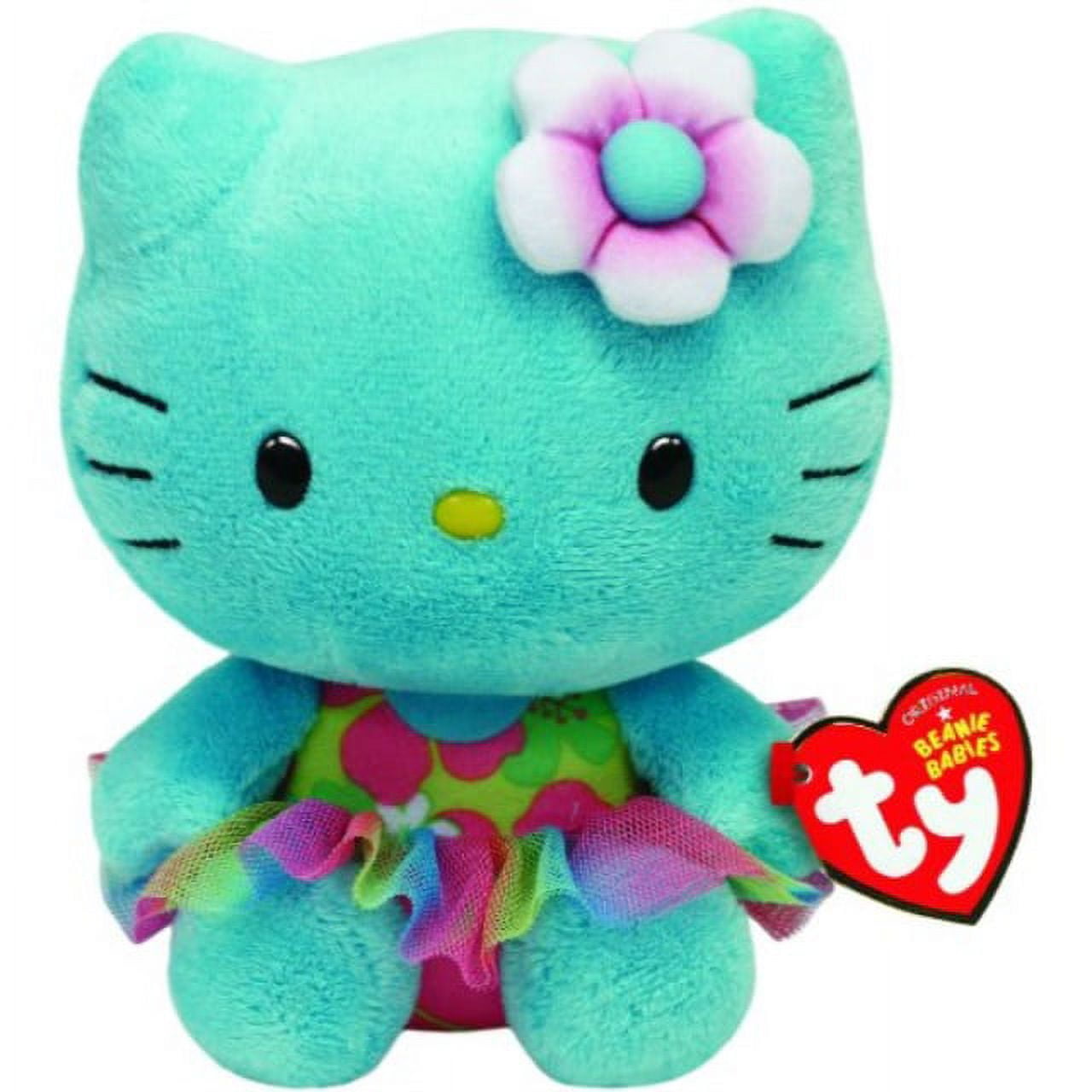 Ty Beanie Babies Hello Kitty Turquoise Plush - Walmart.com