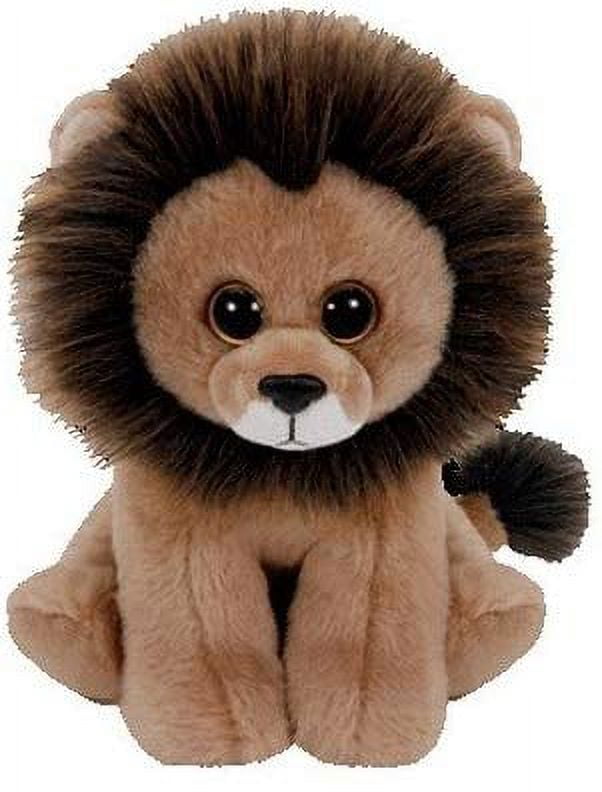 Ty Beanie Babies- Louie The Brown Lion Small 6" Animal Plush - Walmart.com