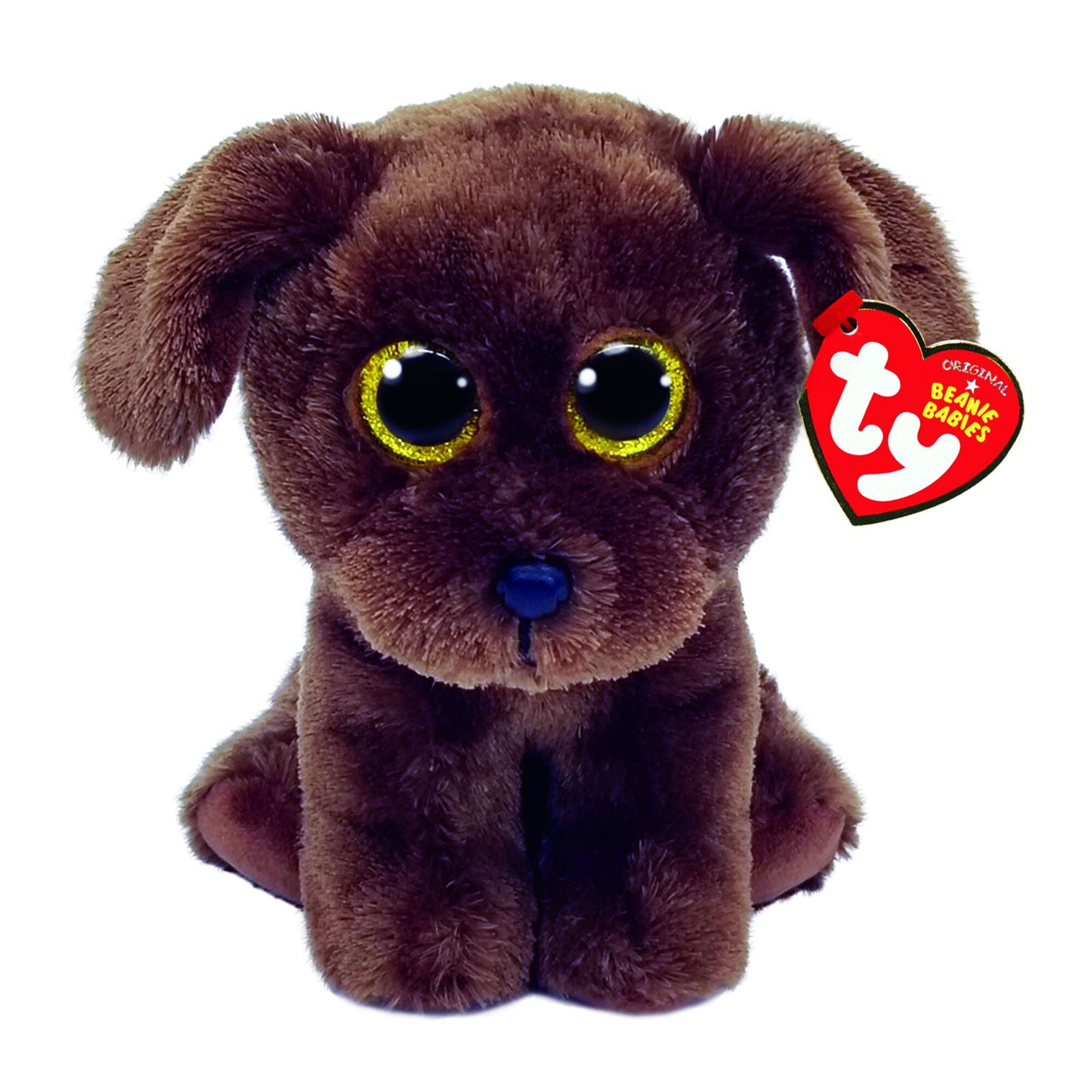 Ty Beanie Babies - NUZZLE the Chocolate Labrador Dog (6 " Plush)(BONUS ...