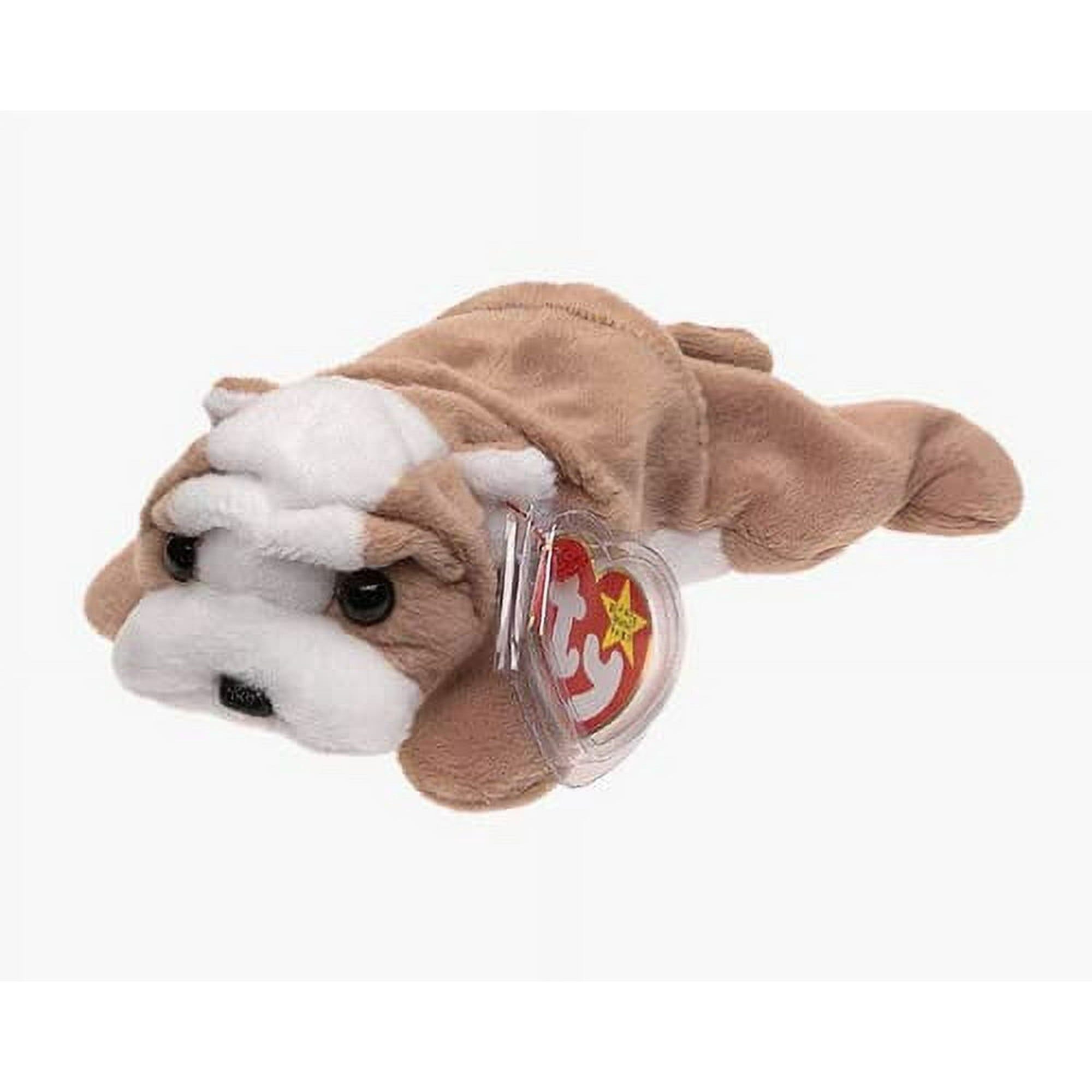 Ty Beanie Babies - Wrinkles the Dog 8" Plush (BONUS 1 FUN CHOPS & 1 ...