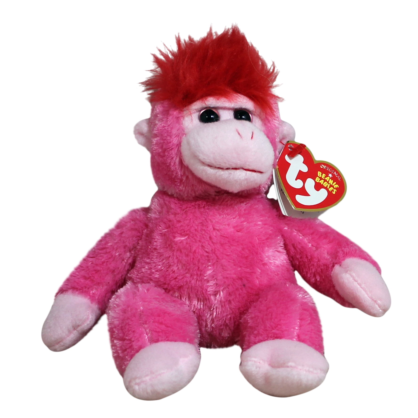 Ty Beanie Baby: Charmer Gorilla | Stuffed Animal | MWMT's - Walmart.com
