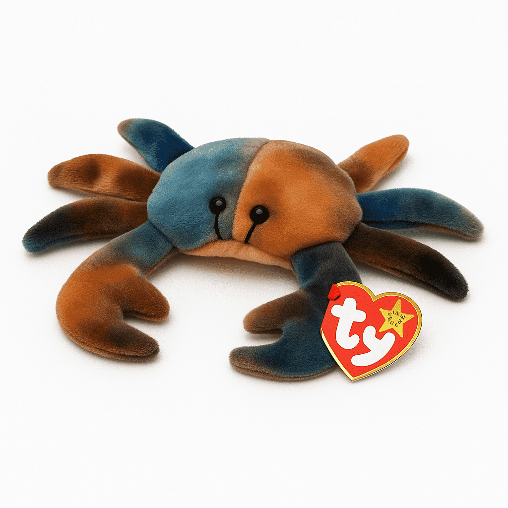 Ty Beanie Baby – Claude the Crab – Retired Collectible Plush Toy ...