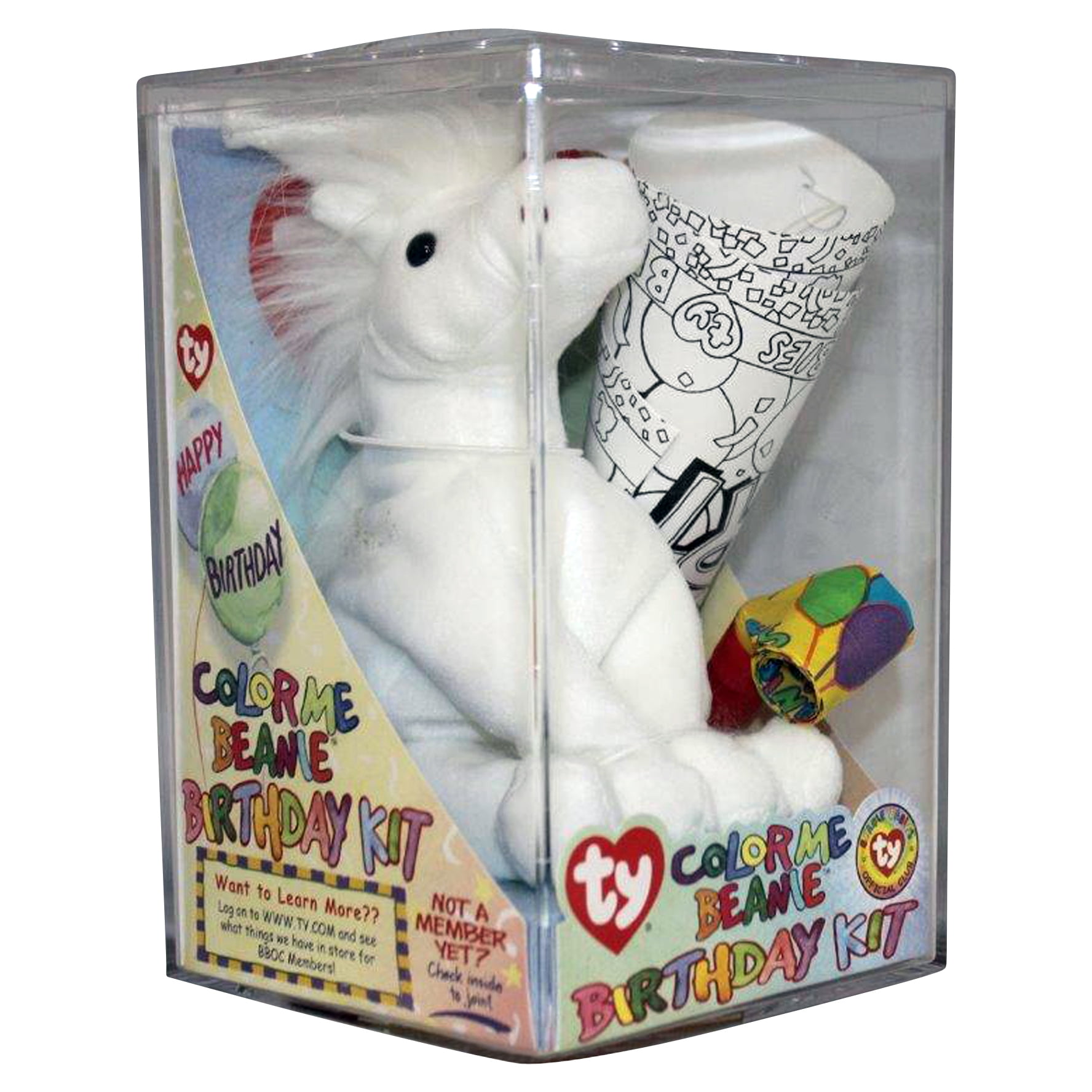 Ty Beanie Baby: Color me Beanie - Birthday Unicorn Kit | Stuffed Animal ...