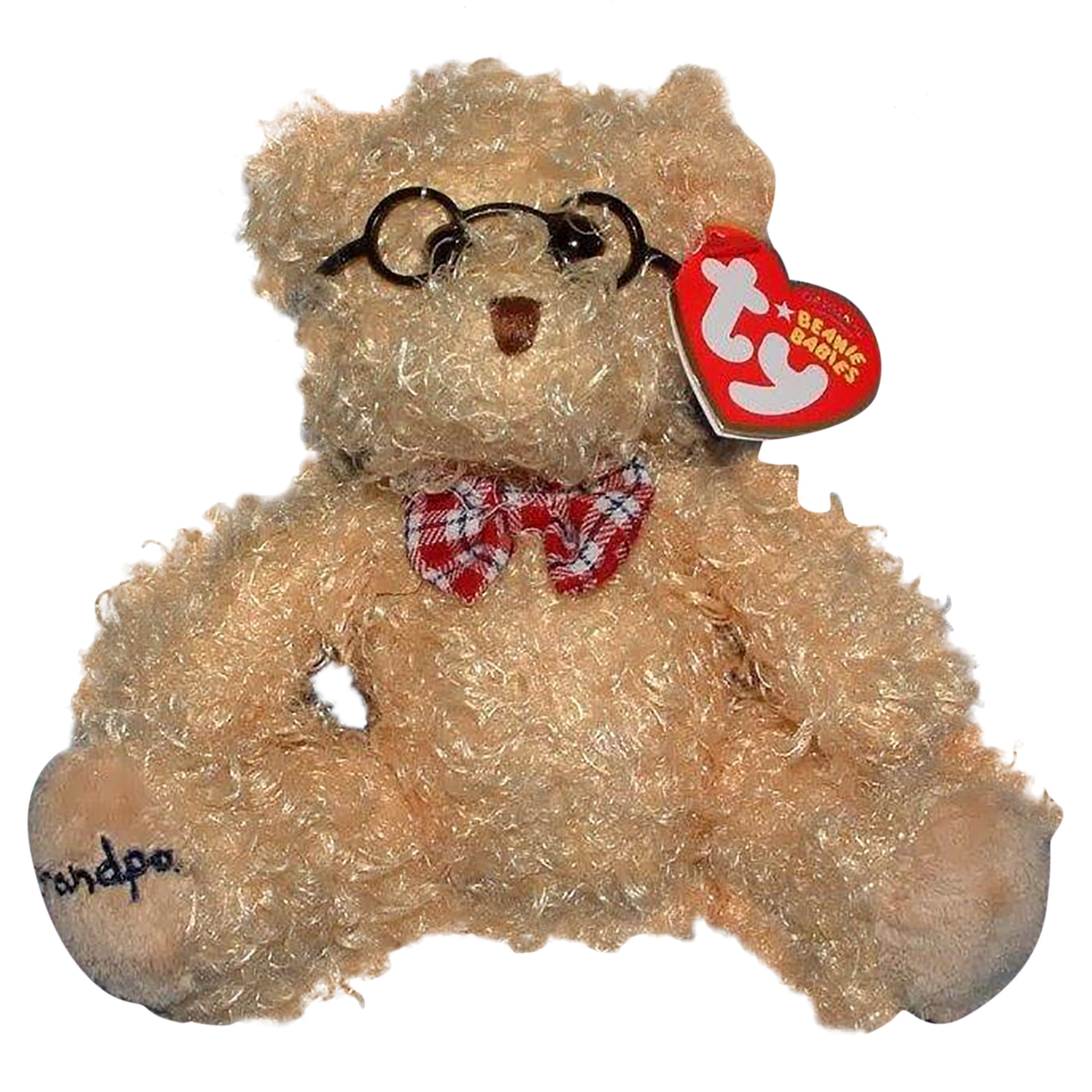 Ty Beanie Baby: Dear Grandpa the Bear | Stuffed Animal | MWMT's ...