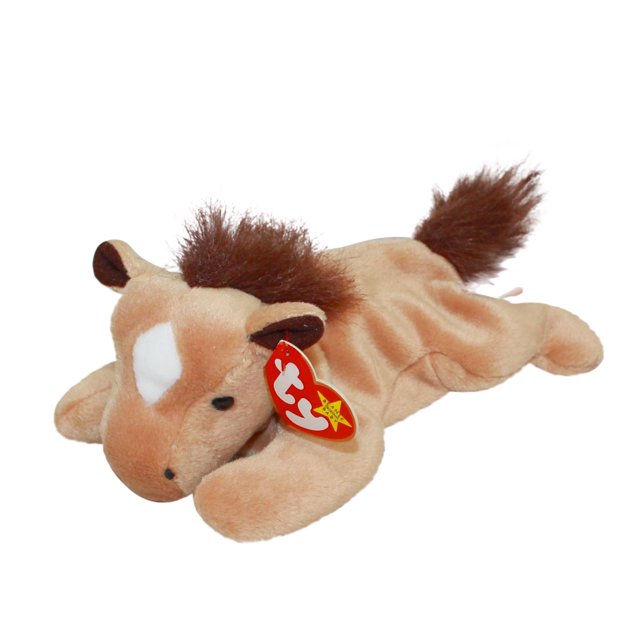 Ty Beanie Baby Plushie: Derby the Horse Stuffed Toy | MWMT - Walmart.com