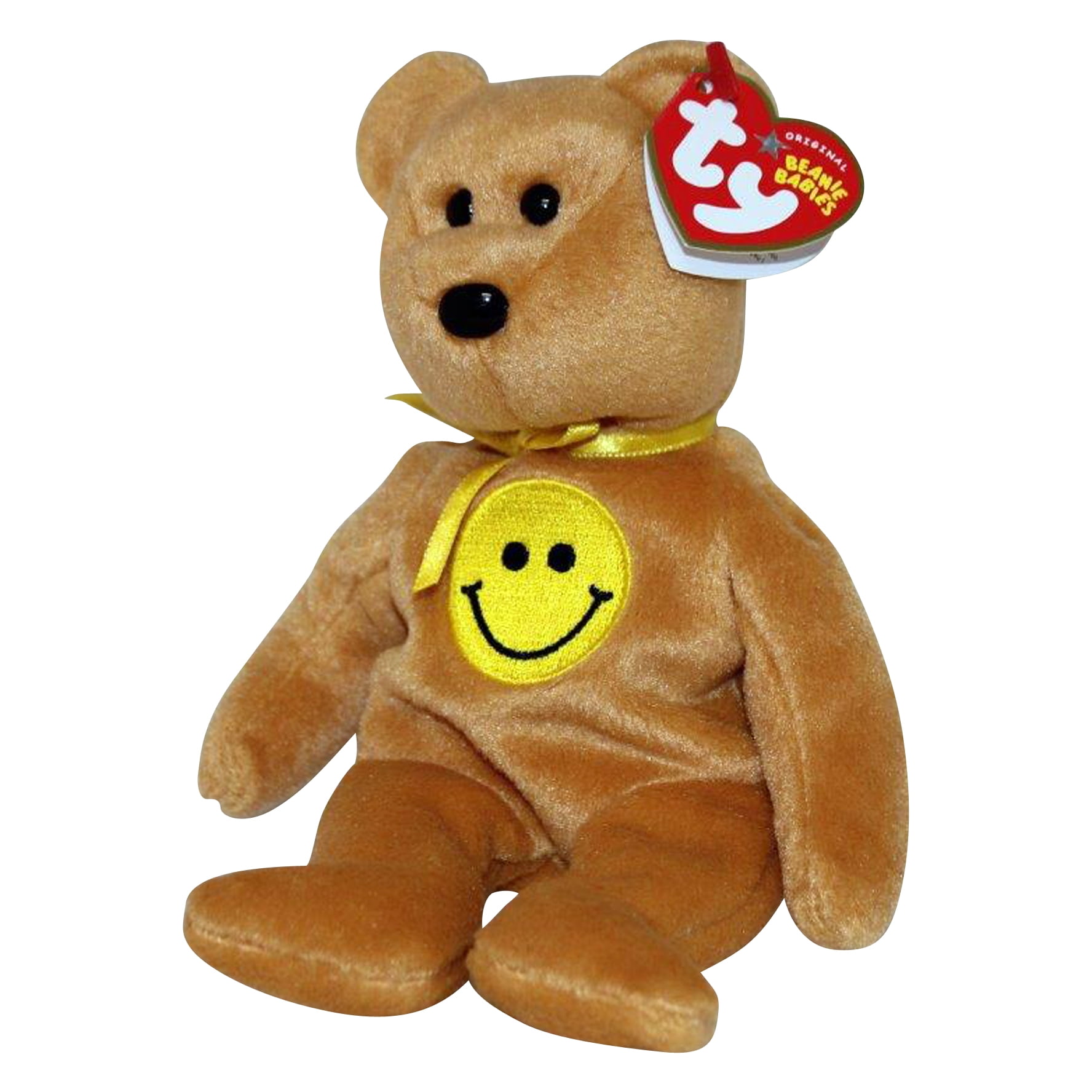 Ty Beanie Baby: Dimples the Bear | Stuffed Animal | MWMT's - Walmart.com