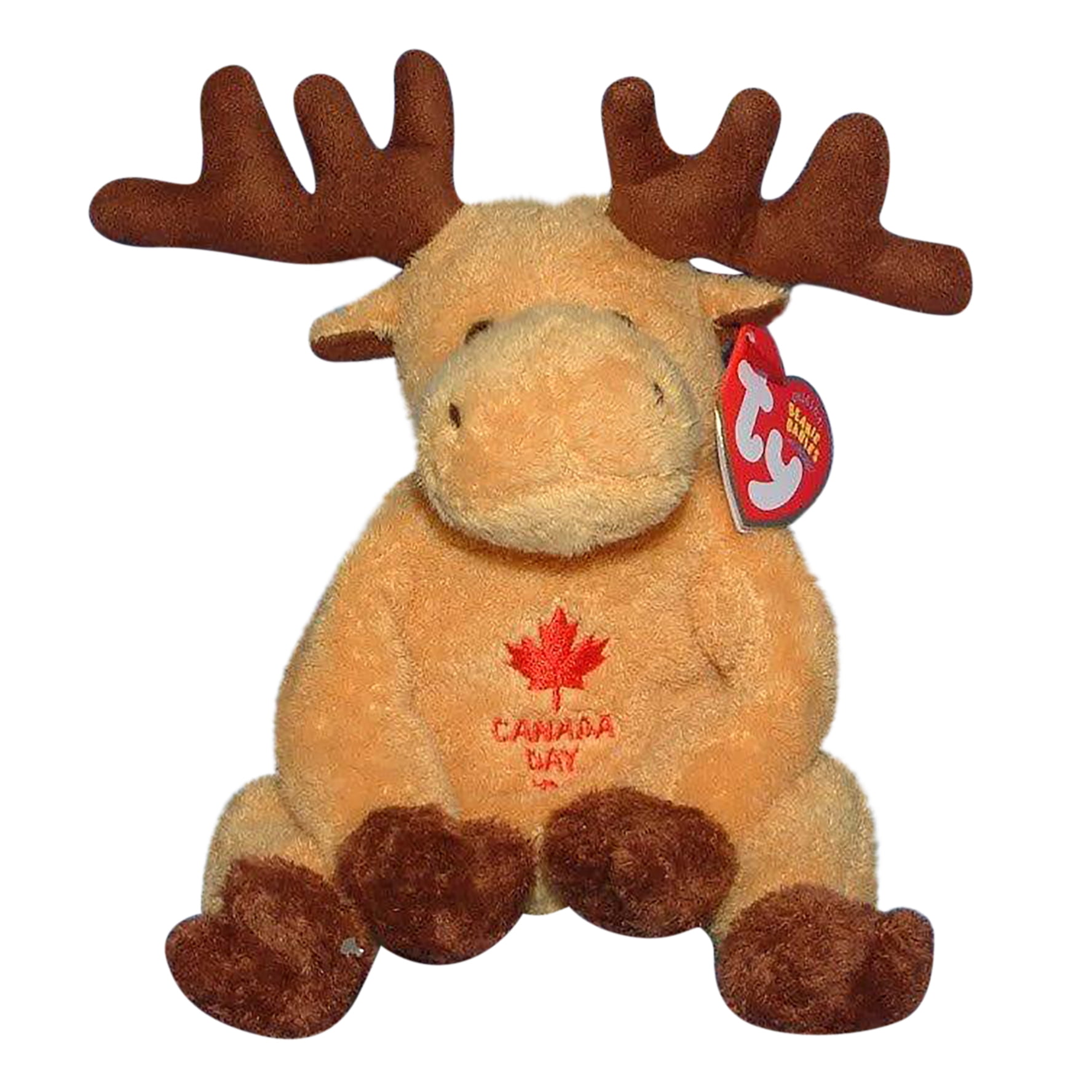 Ty Beanie Baby: Dominion the Moose | Stuffed Animal | MWMT's - Walmart.com