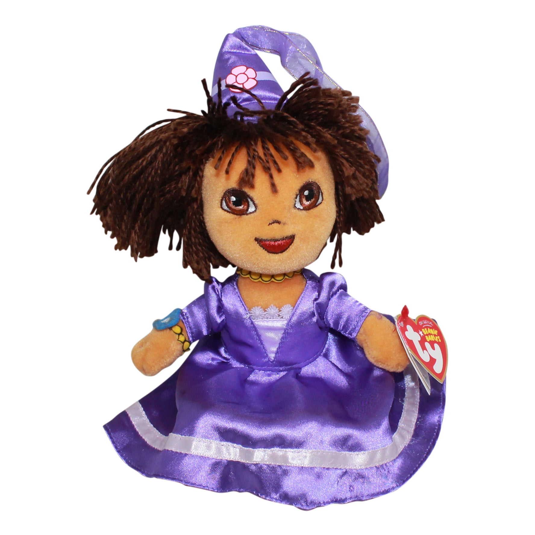 Ty Beanie Baby: Dora the Explorer - Fairytale | Stuffed Animal | MWMT ...