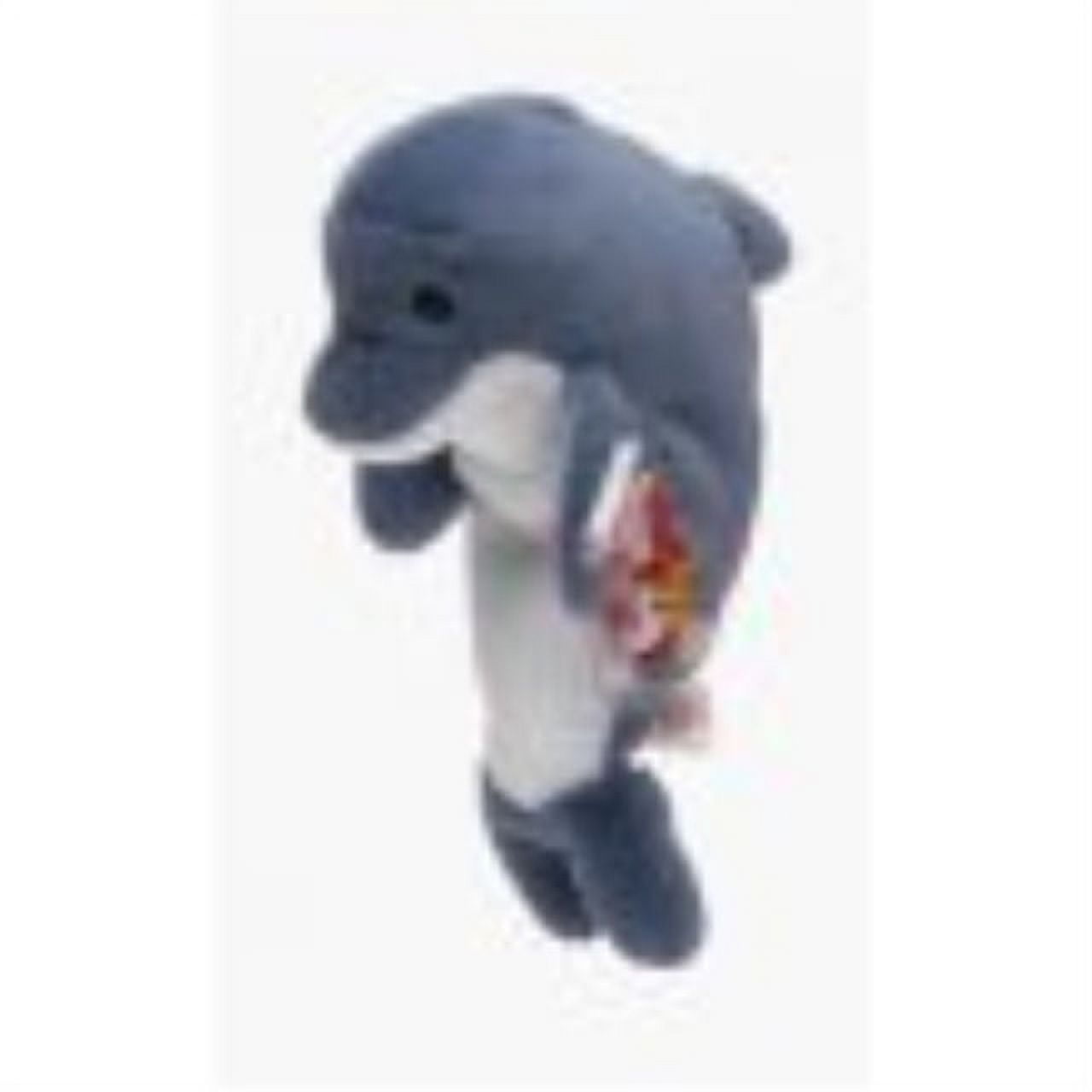 Ty Beanie Baby: Echo the Dolphin - Waves Tag | Stuffed Animal | MWMT ...