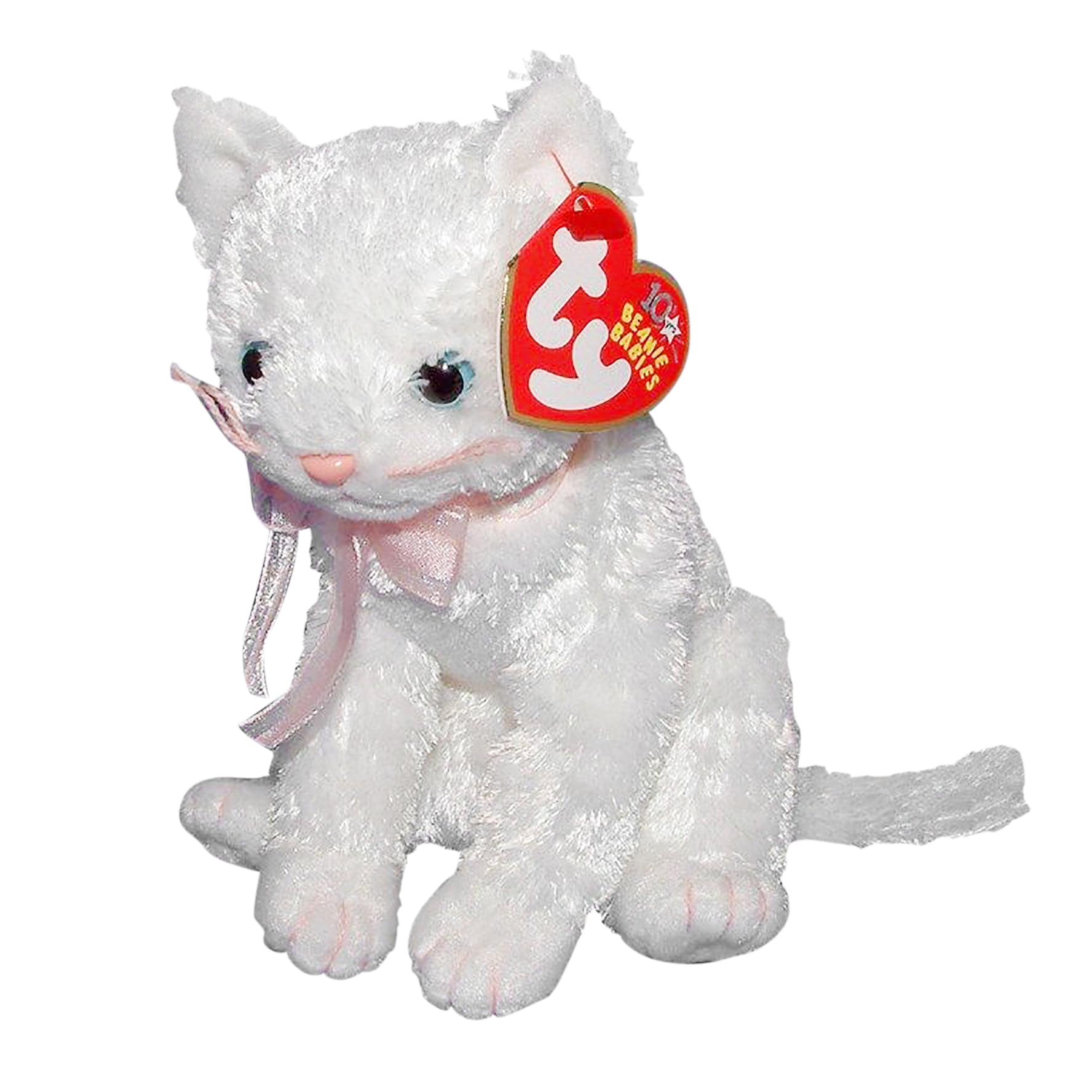 Ty Beanie Babies Plush Toy: Fancy the Cat Stuffed Animal, MWMT's ...