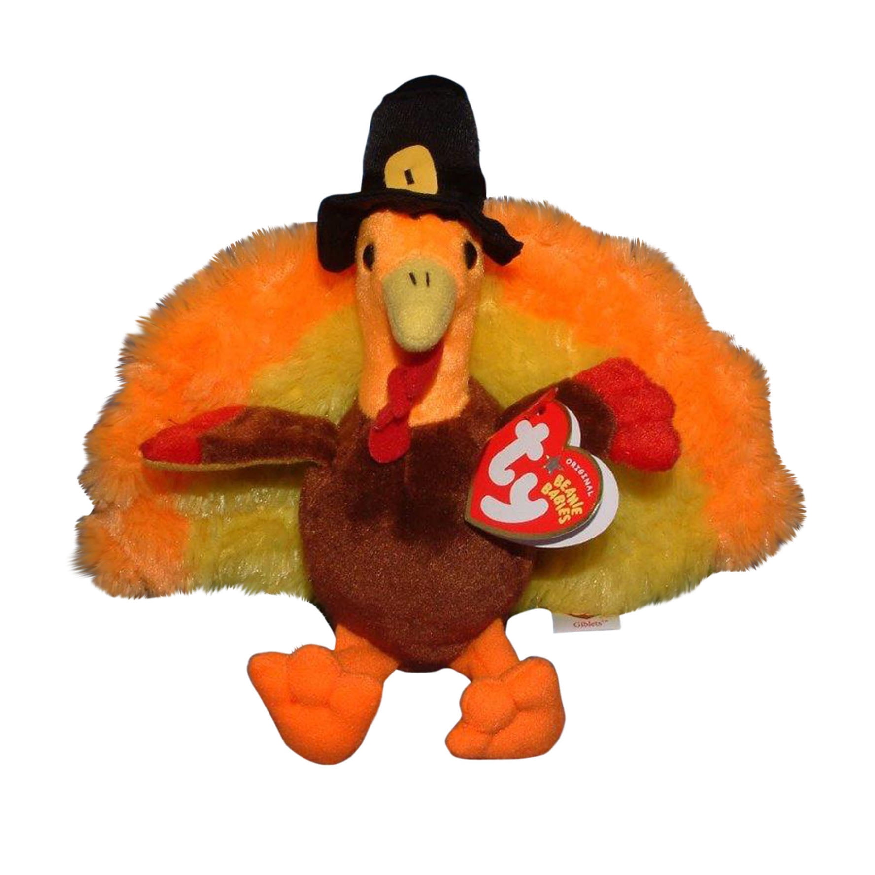 Ty Beanie Babies Giblets the Turkey Thanksgiving Plush Internet ...