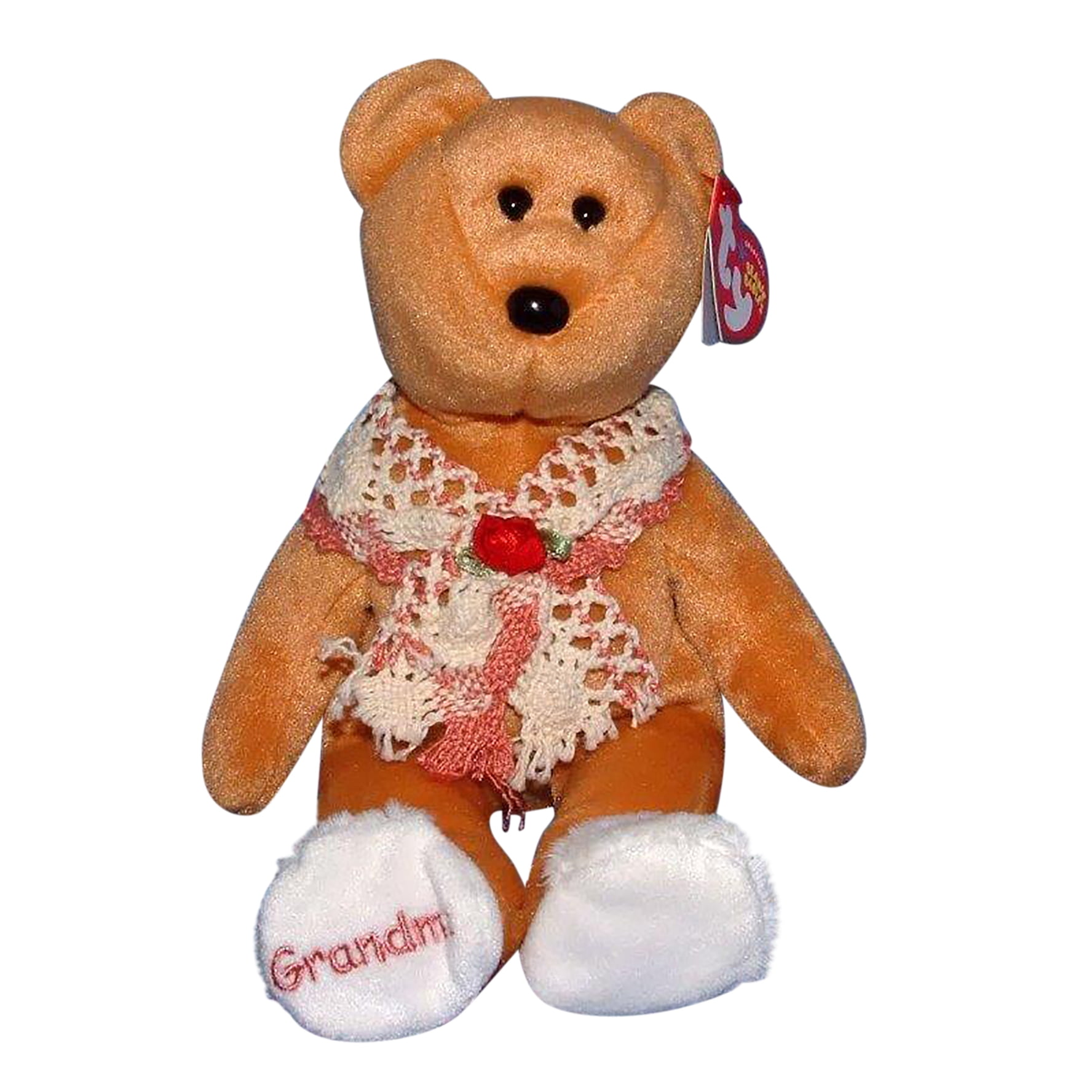 Ty Beanie Baby: Grams the Bear | Stuffed Animal | MWMT - Walmart.com