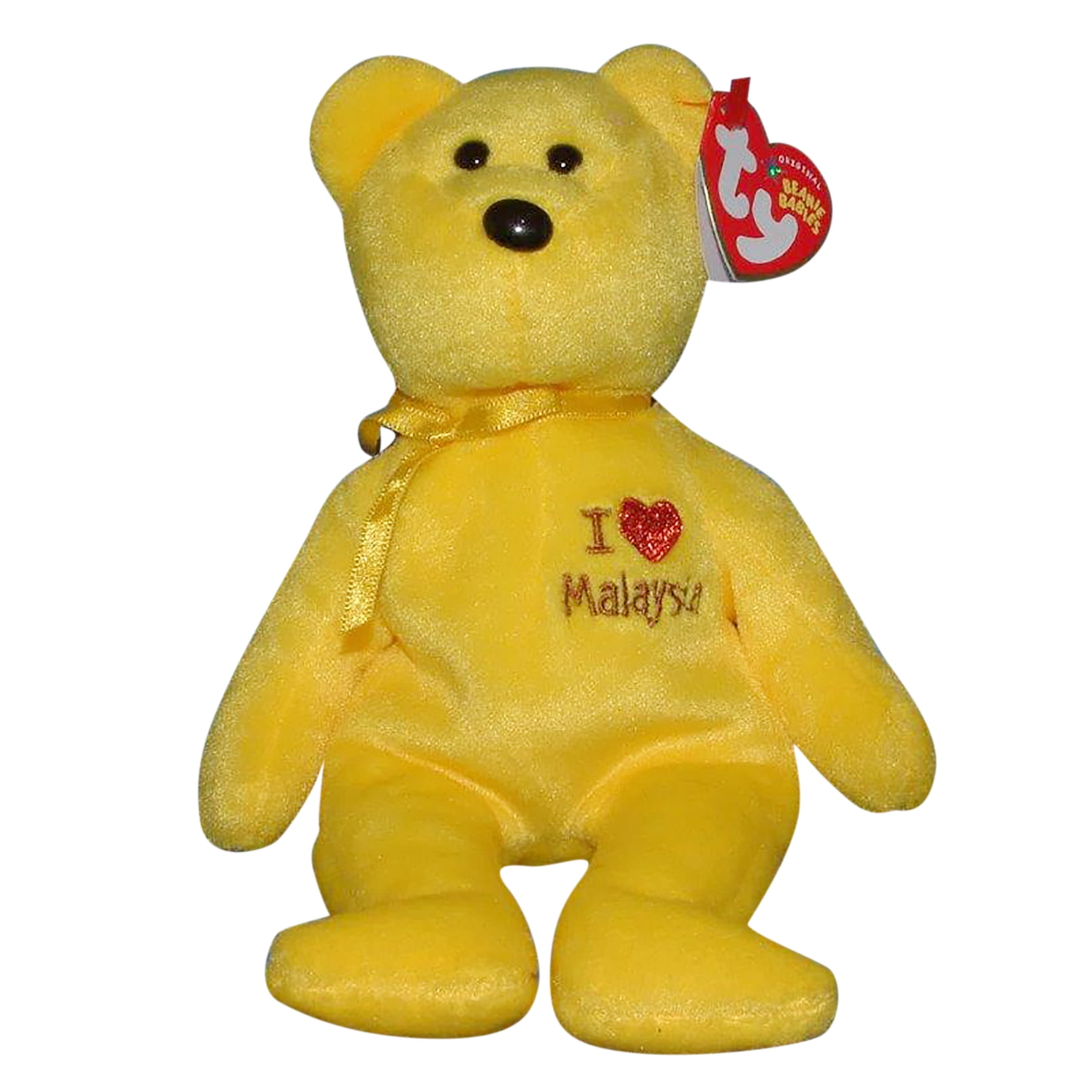 Ty Beanie Baby: I Love Malaysia the Bear - Malaysia Exclusive | Stuffed ...