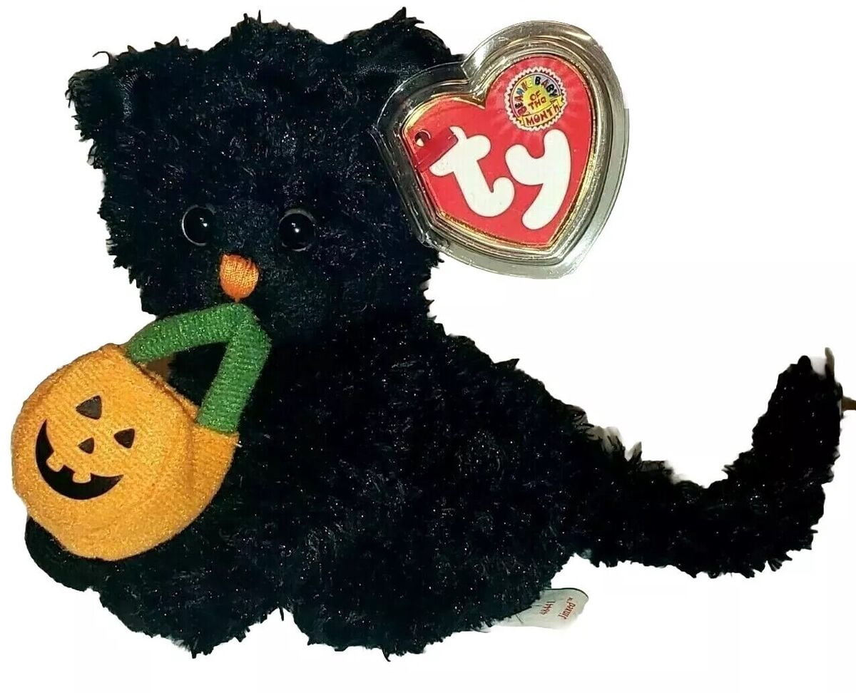 Ty Beanie Baby - JINXED the Halloween Black Cat (5.5" Plush)(With ...