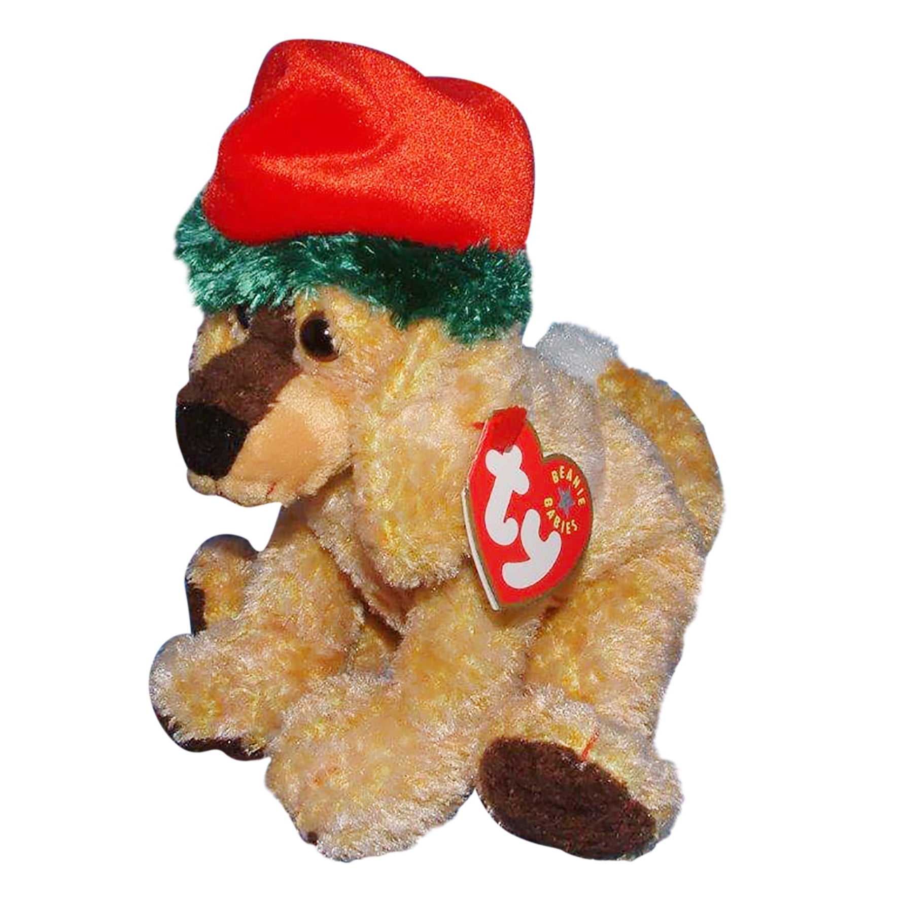 Ty Beanie Baby: Jinglepup the Dog - Green Hat - Green Tail | Stuffed ...