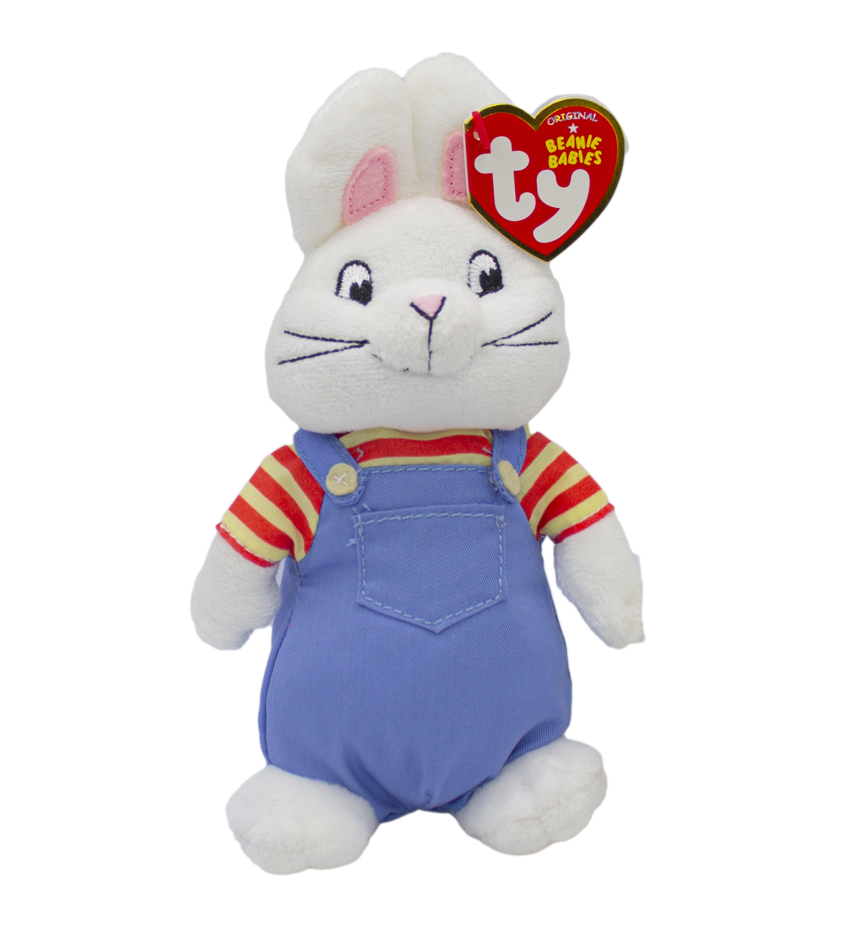 Ty Beanie Baby: Max the Bunny | Stuffed Animal | MWMT - Walmart.com