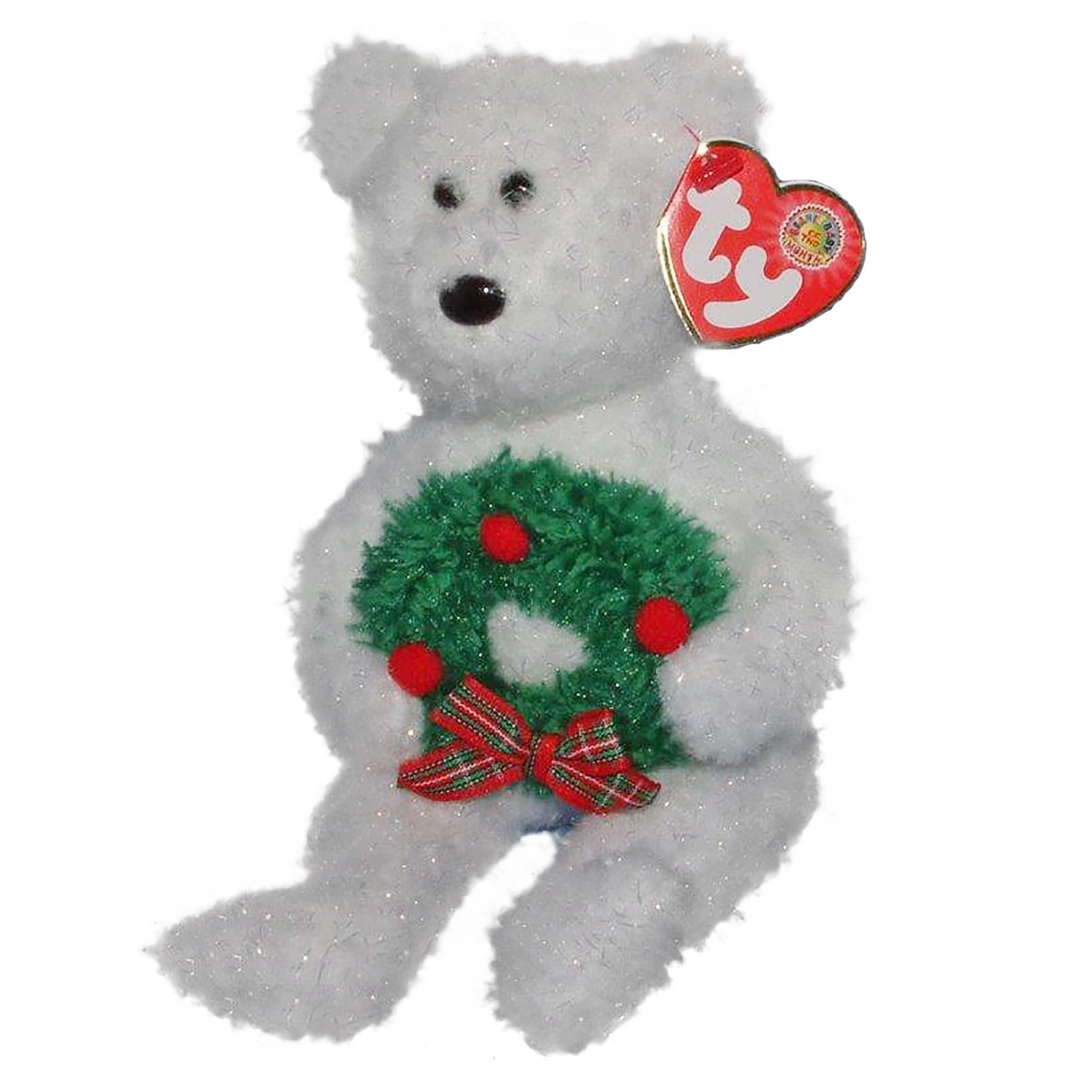 Ty Beanie Baby: Merriment the Bear BBOM December 2006 | Stuffed Animal ...