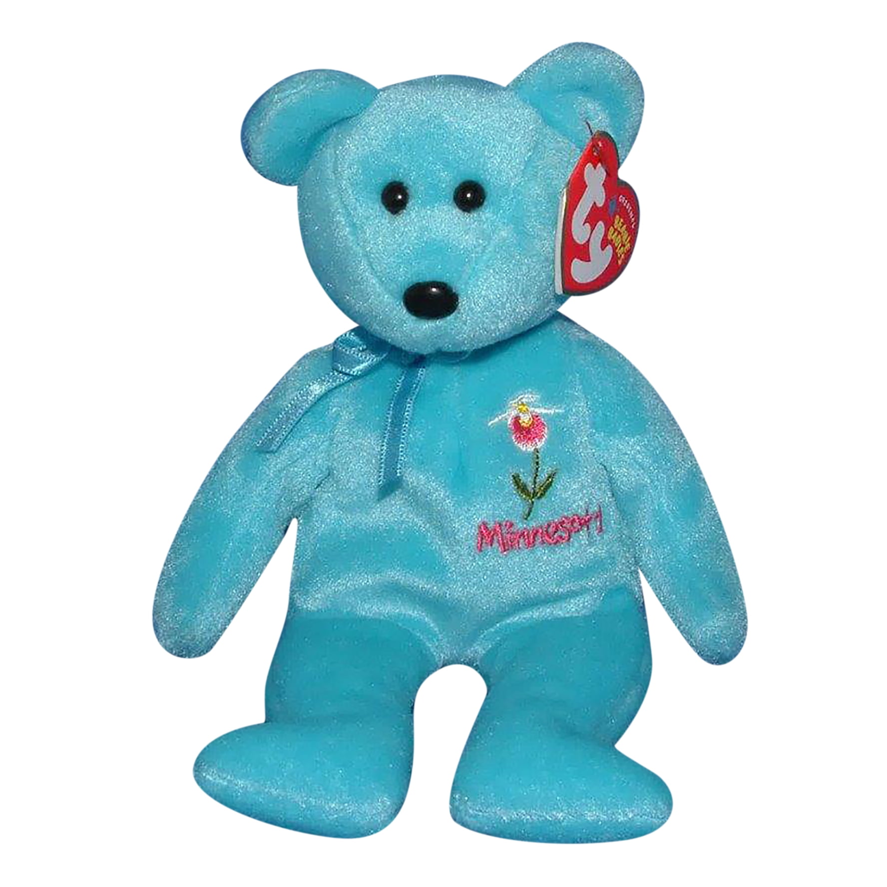 Ty Beanie Baby: Minnesota Lady's Slipper the Bear | Stuffed Animal ...