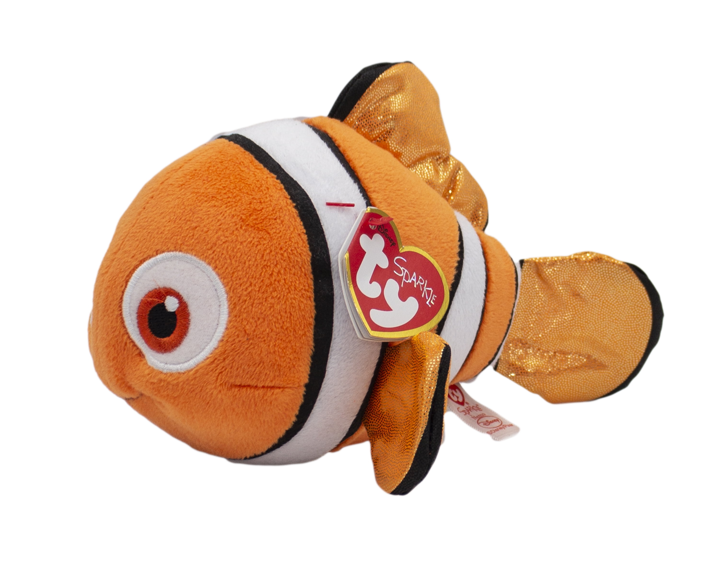 Ty Beanie Baby: Nemo the Clownfish | Disney Sparkle | Stuffed Animal ...