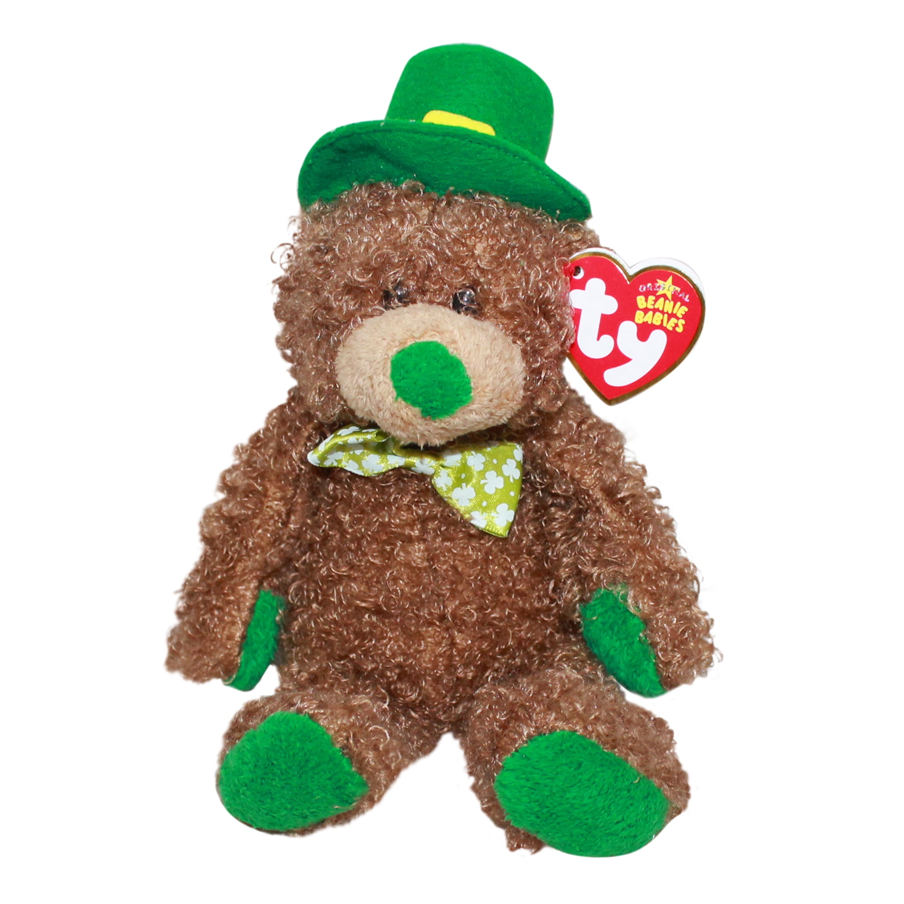Ty Beanie Baby: Patty O'lucky the Bear | Stuffed Animal | MWMT ...