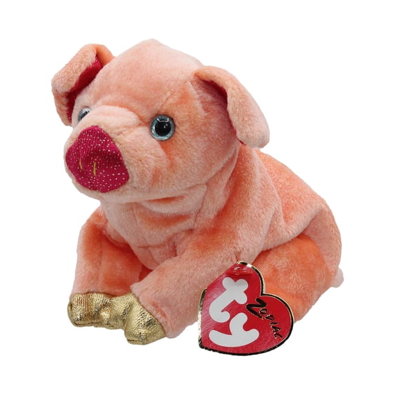 Ty Beanie Baby: Pig - Chinese Zodiac | Stuffed Animal | MWMT - Walmart.com