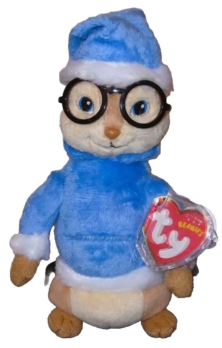 Ty Beanie Baby - SIMON Santa Hat Christmas Plush (Alvin & the Chipmunks ...