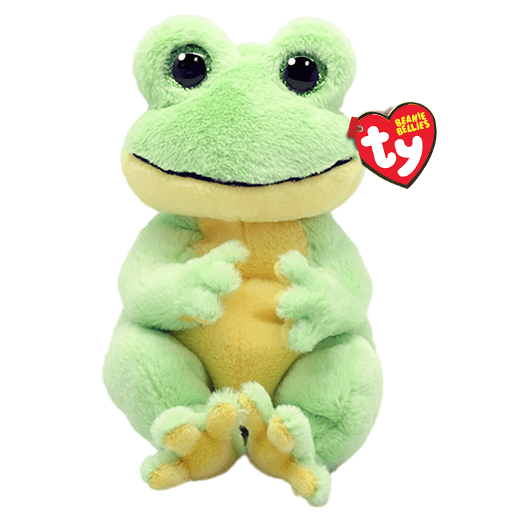Ty Beanie Baby - SNAPPER the Green Frog (6 inch) Stuffed Plush Toy ...