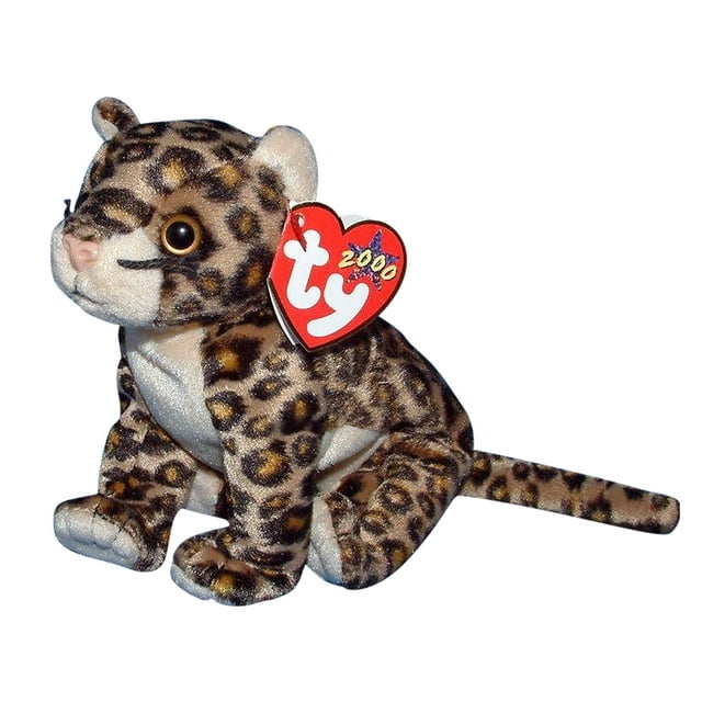 Ty Beanie Baby - SNEAKY the Leopard Plush (BONUS ONE RANDOM TY ERASER ...