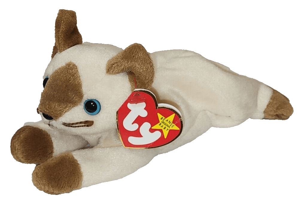 Ty Beanie Baby - SNIP the Siamese Cat 7.5" MWCT Plush Stuffed Animal ...