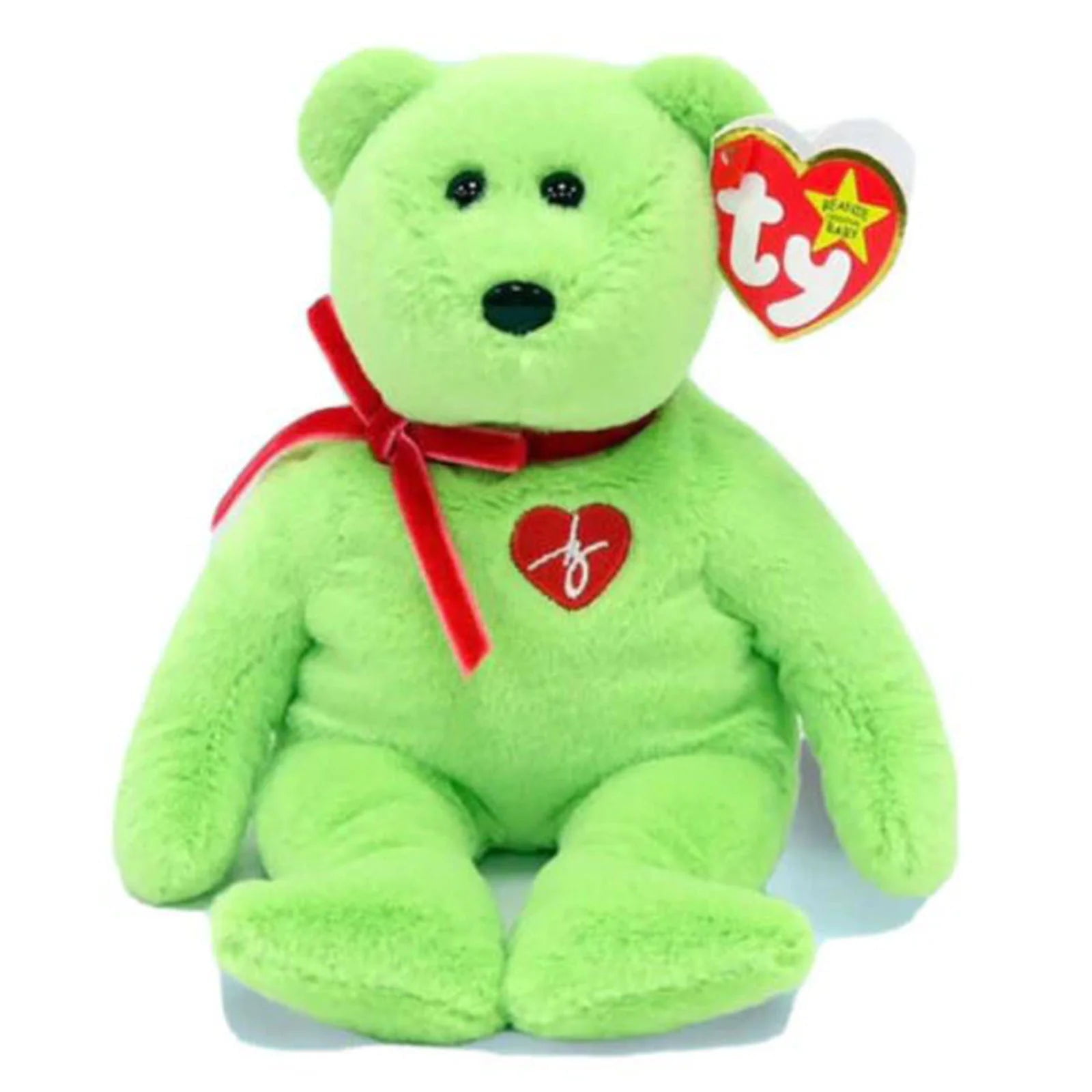 Ty Beanie Baby Soft Stuffed Animals and Plush Toys, Plush Green ...
