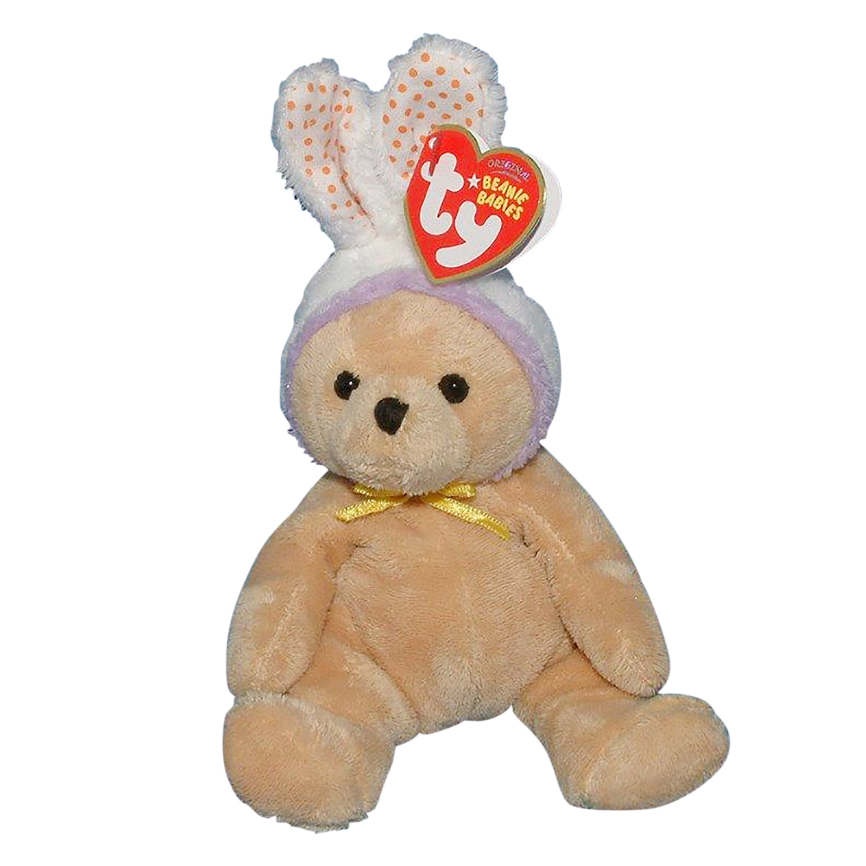 Ty Beanie Baby: Birthday Teddy, Springston the Bear Stuffed Animal ...