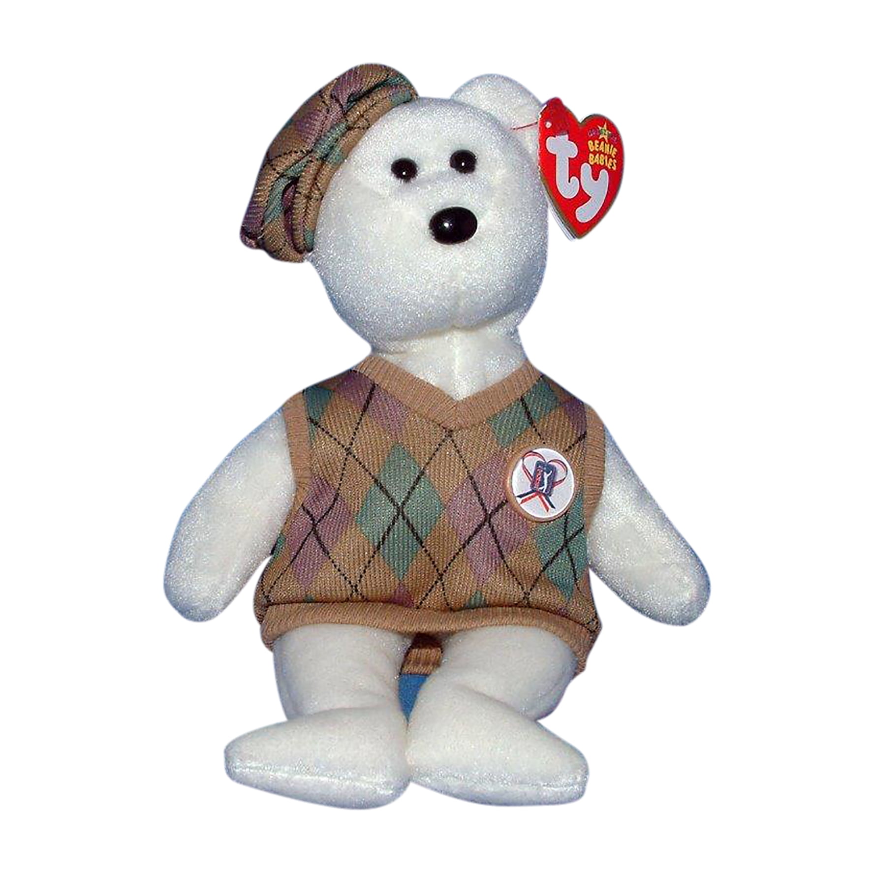 Ty Beanie Baby: Tour Teddy the Bear | Stuffed Animal | MWMT's - Walmart.com