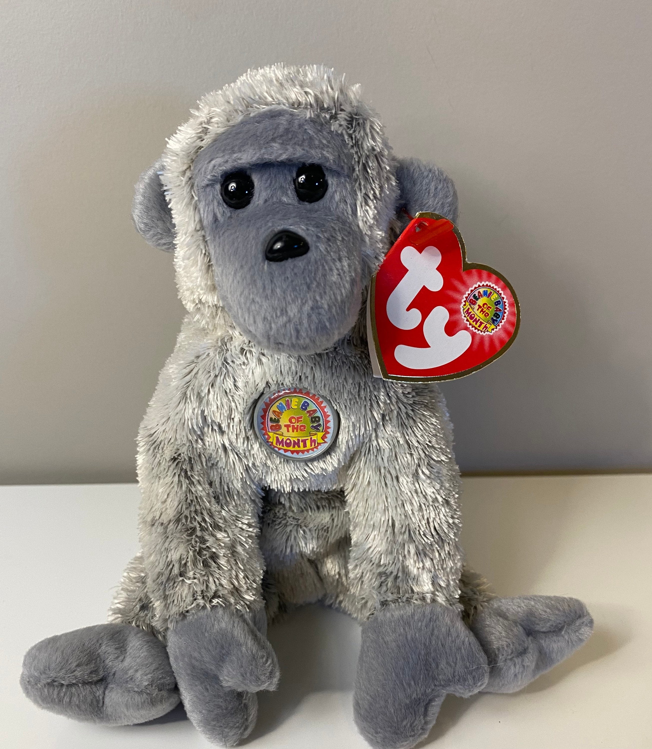 Virunga Beanie Baby Gorilla BBOM Plush by Ty 2003 - Walmart.com