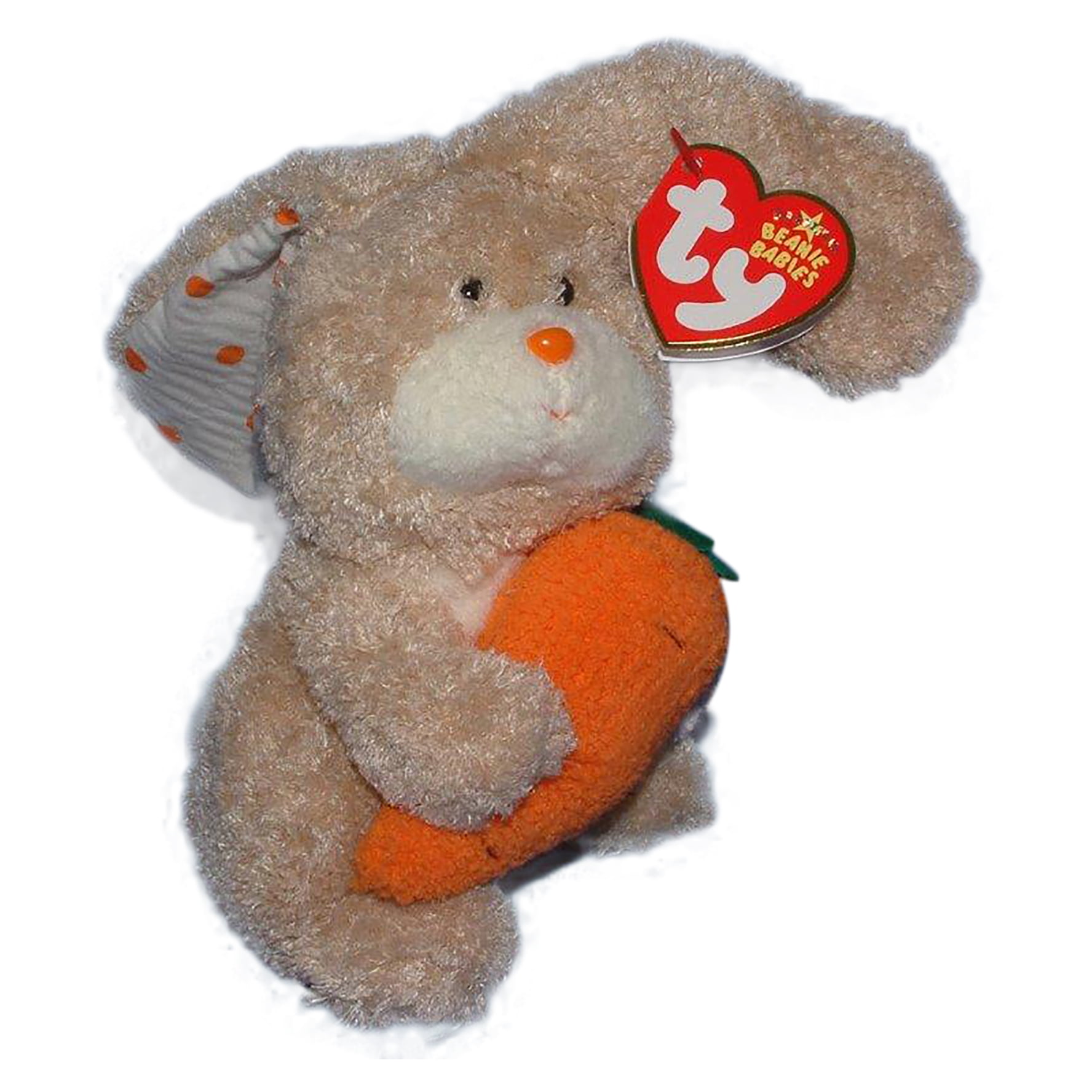 Ty Beanie Babies Veggies the Rabbit Easter Plush 2006 - Walmart.com