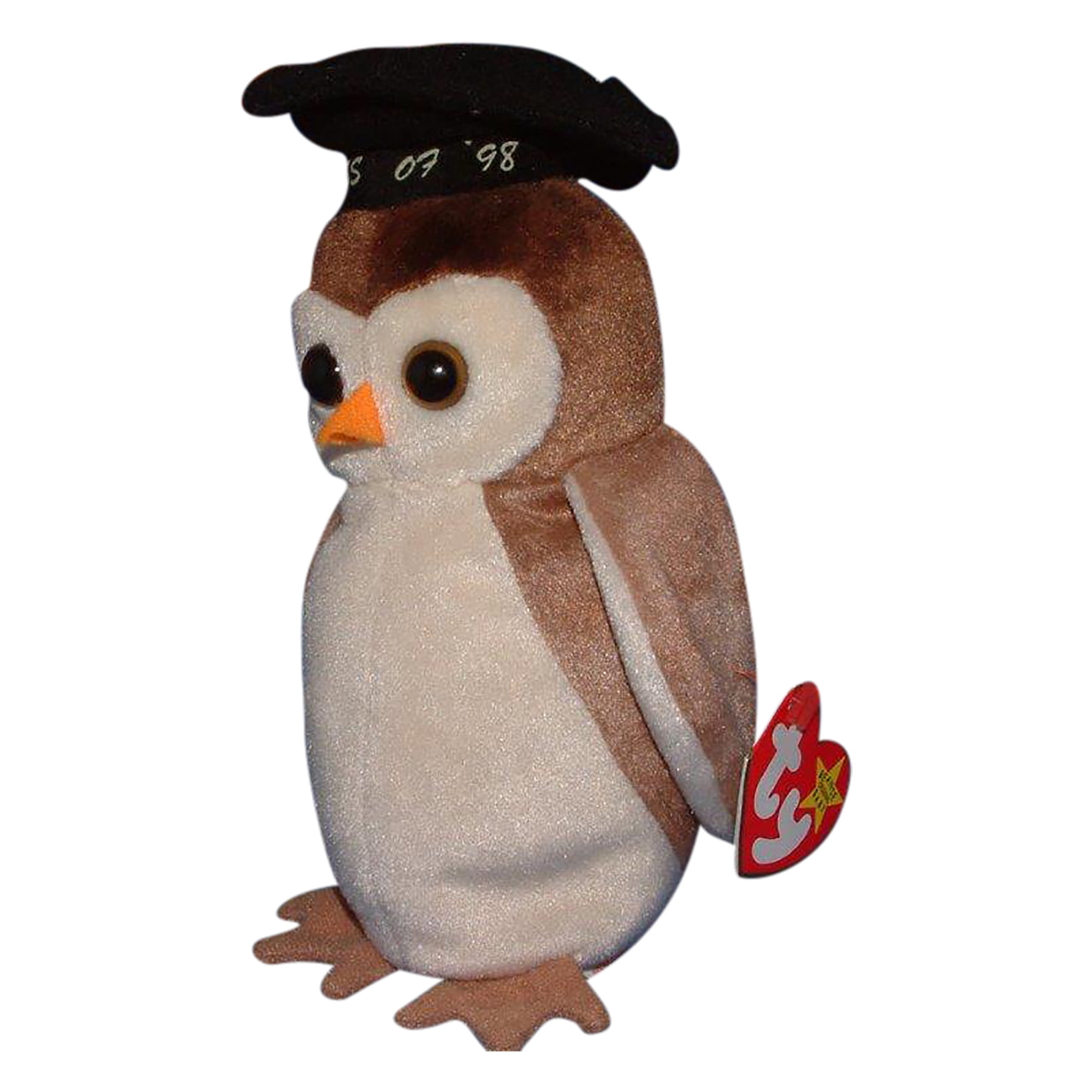 Ty Beanie Babies Wise the Owl 1998 Graduation Plush - Walmart.com