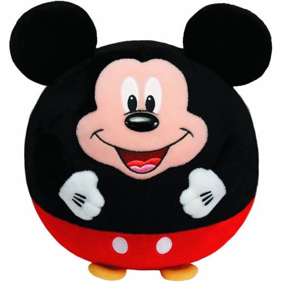Ty Beanie Ballz Mickey Mouse Plush Medium 8" - Walmart.com