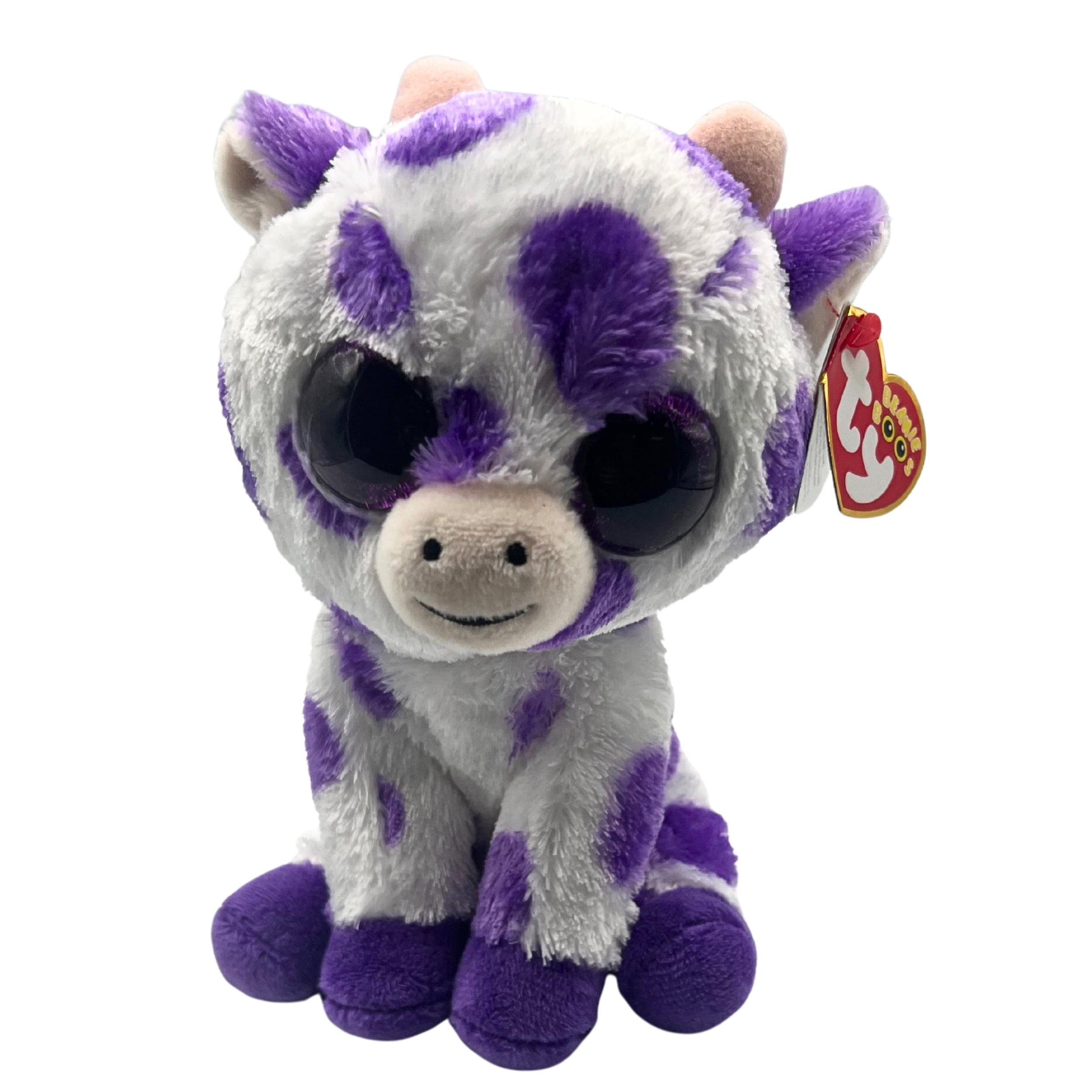 Ty Beanie Boo: Ethel the Cow - Glitter Eyes, Regular Size - Walmart.com