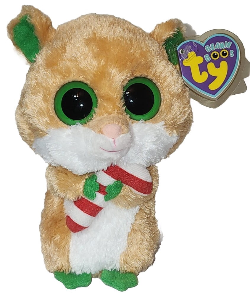 Ty Beanie Boos - CANDY CANE the Hamster / Mouse 6" NEW MWMTs Stuffed ...