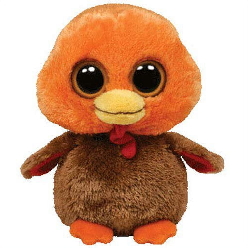 Ty Beanie Boos Gobbler Turkey (Solid Eyes) 6 inch Plush - Walmart.com