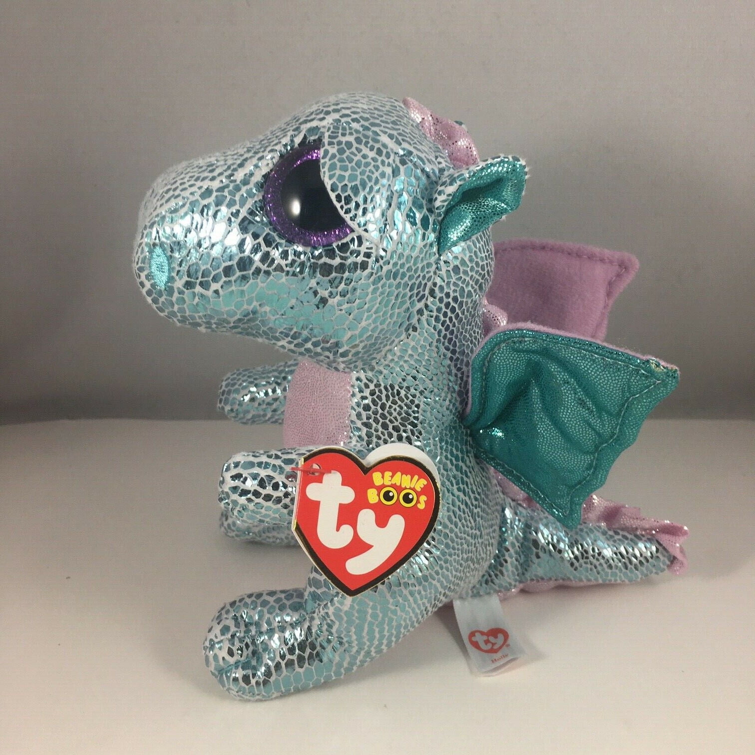 Ty Beanie Boos - HOLLY the Dragon (Shinny Version) (6 Inch) Stuffed ...