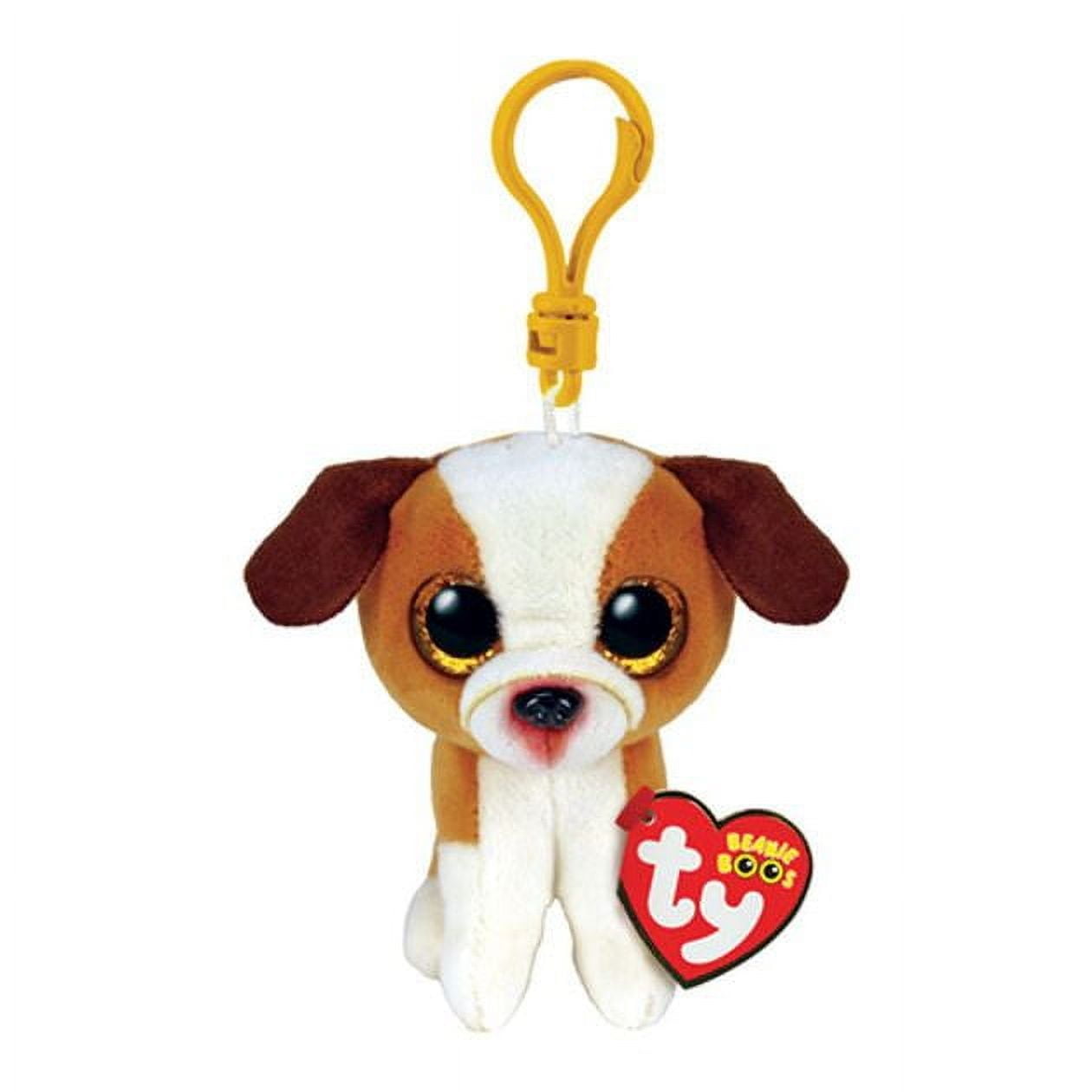 Ty Beanie Boos - HUGO the Brown Dog (Plastic Key Clip - 3" Plush ...