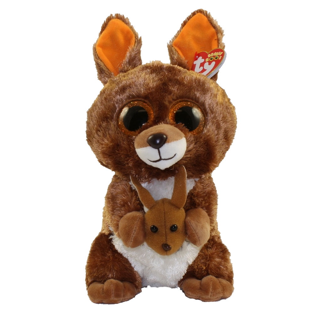 Ty Beanie Boos Kipper - Kangaroo Brown med - Walmart.com