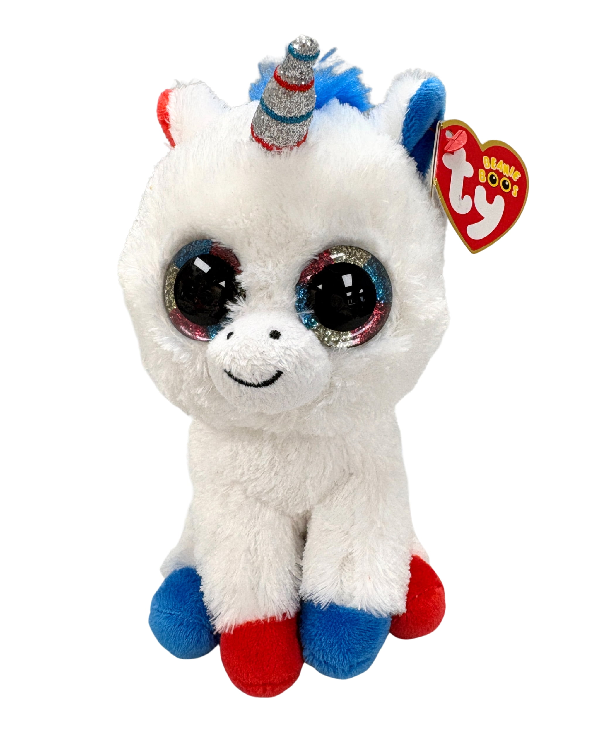 Ty Beanie Boos - Liberty the Unicorn – Glitter Eyes – Cracker Barrel ...