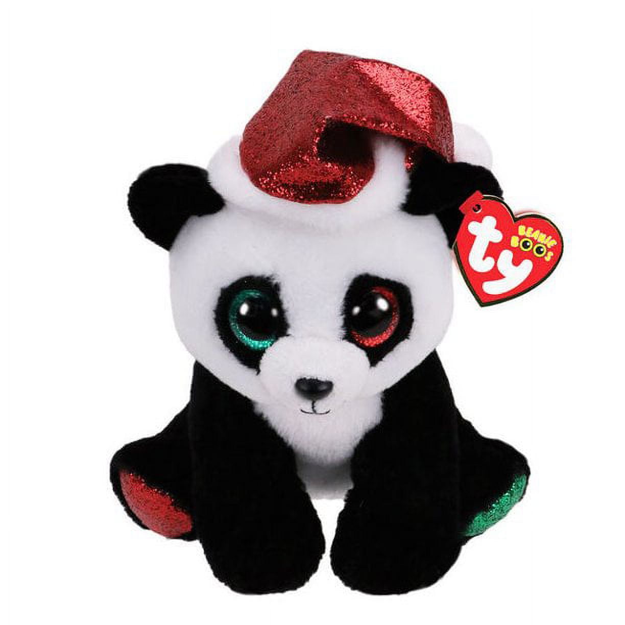 Ty Beanie Boos PANDY CLAUS the Christmas Panda Plush - Walmart.com